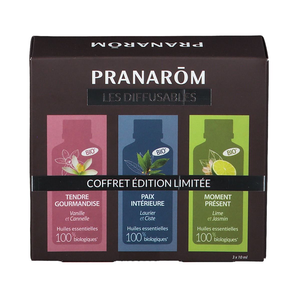 Pranarôm Les Diffusables Coffret Bio Édition Limitée 3x10 ml - Redcare Pharmacie