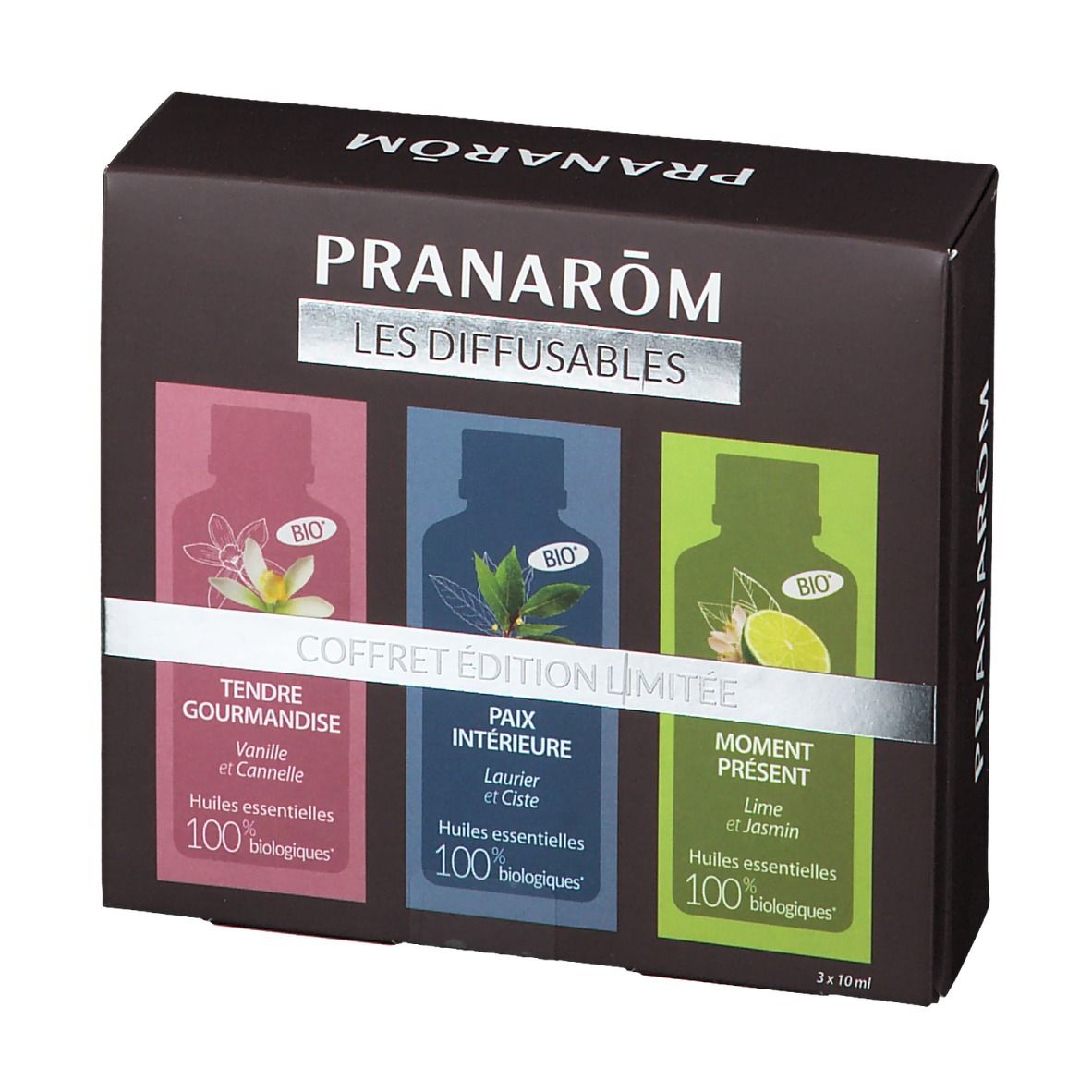 Pranarôm Les Diffusables Coffret Bio Édition Limitée 3x10 ml - Redcare Pharmacie