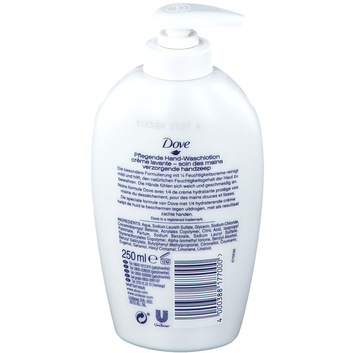 Dove Original Crème lavante pour les mains 250 ml - Redcare Pharmacie