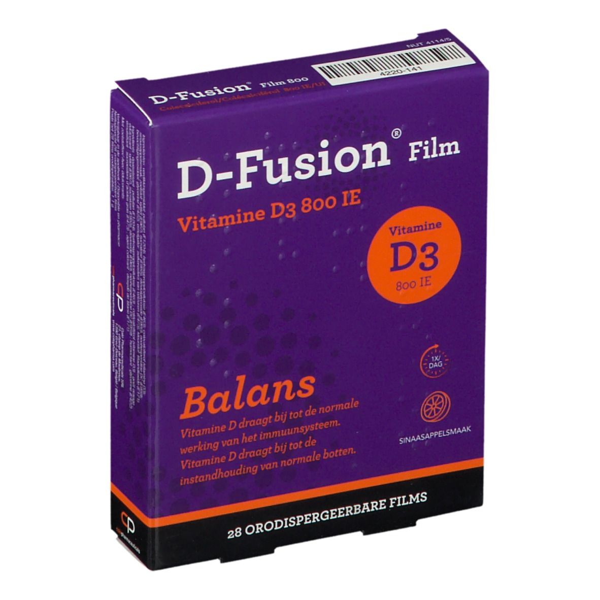 D-Fusion® Vitamine D3 800 UI 28 pc(s) - Redcare Pharmacie
