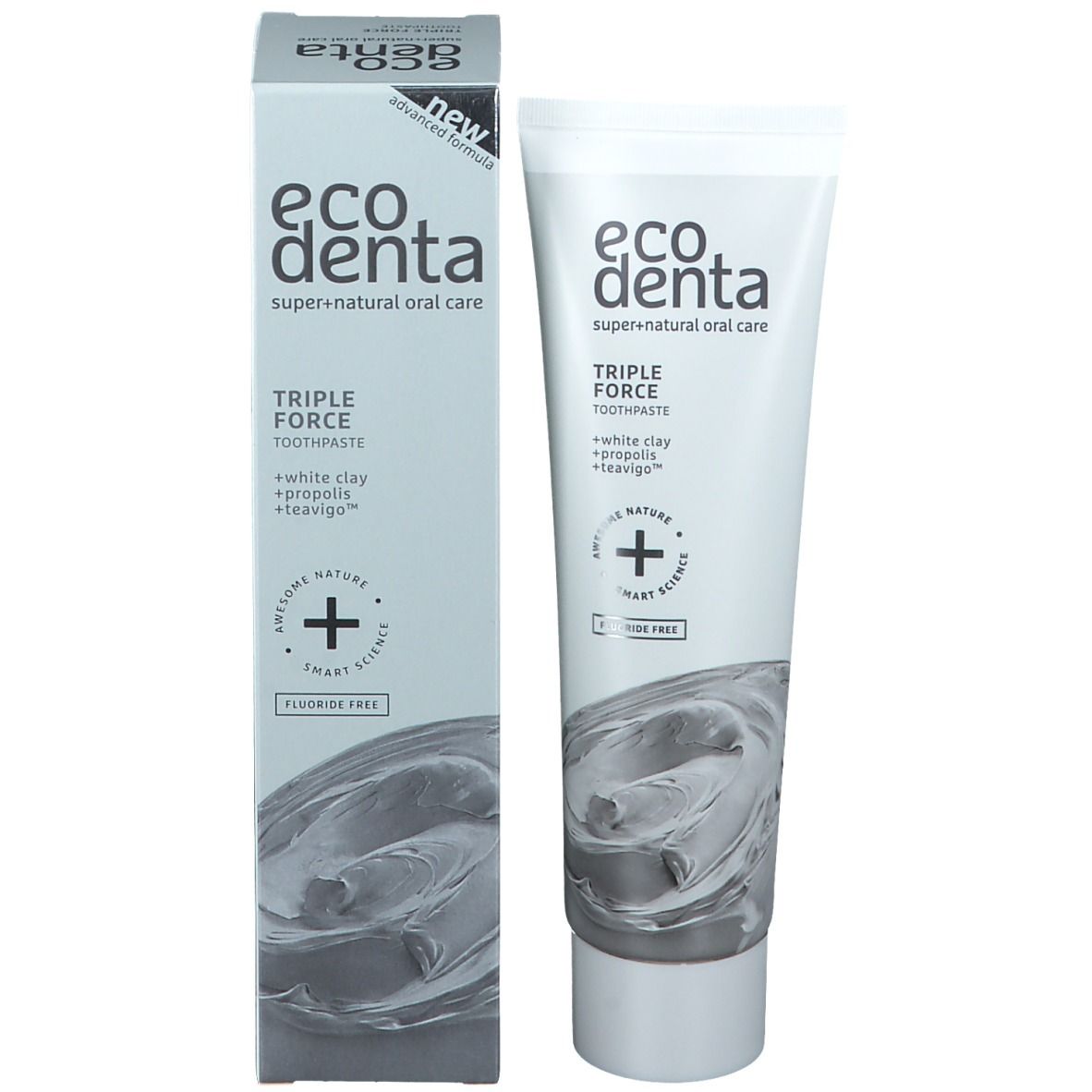 ecodenta Triple Action Dentifrice Argile Blanche 100 ml - Redcare Pharmacie