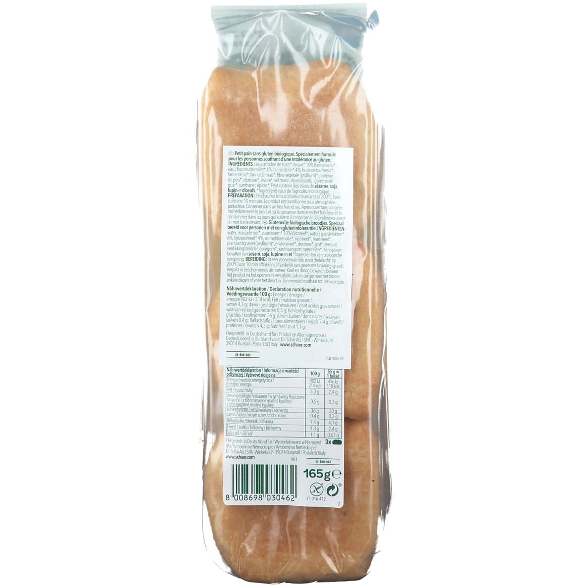 Schär BIO Panini Classic 165 g - Redcare Pharmacie