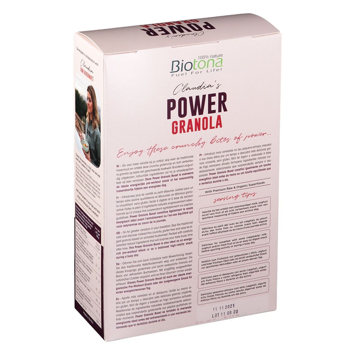 Biotona Power Granola Boost Muesli 250 g - Redcare Pharmacie