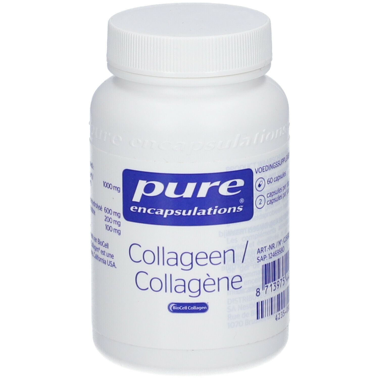 pure encapsulations® Collagène 60 pc(s) - Redcare Pharmacie