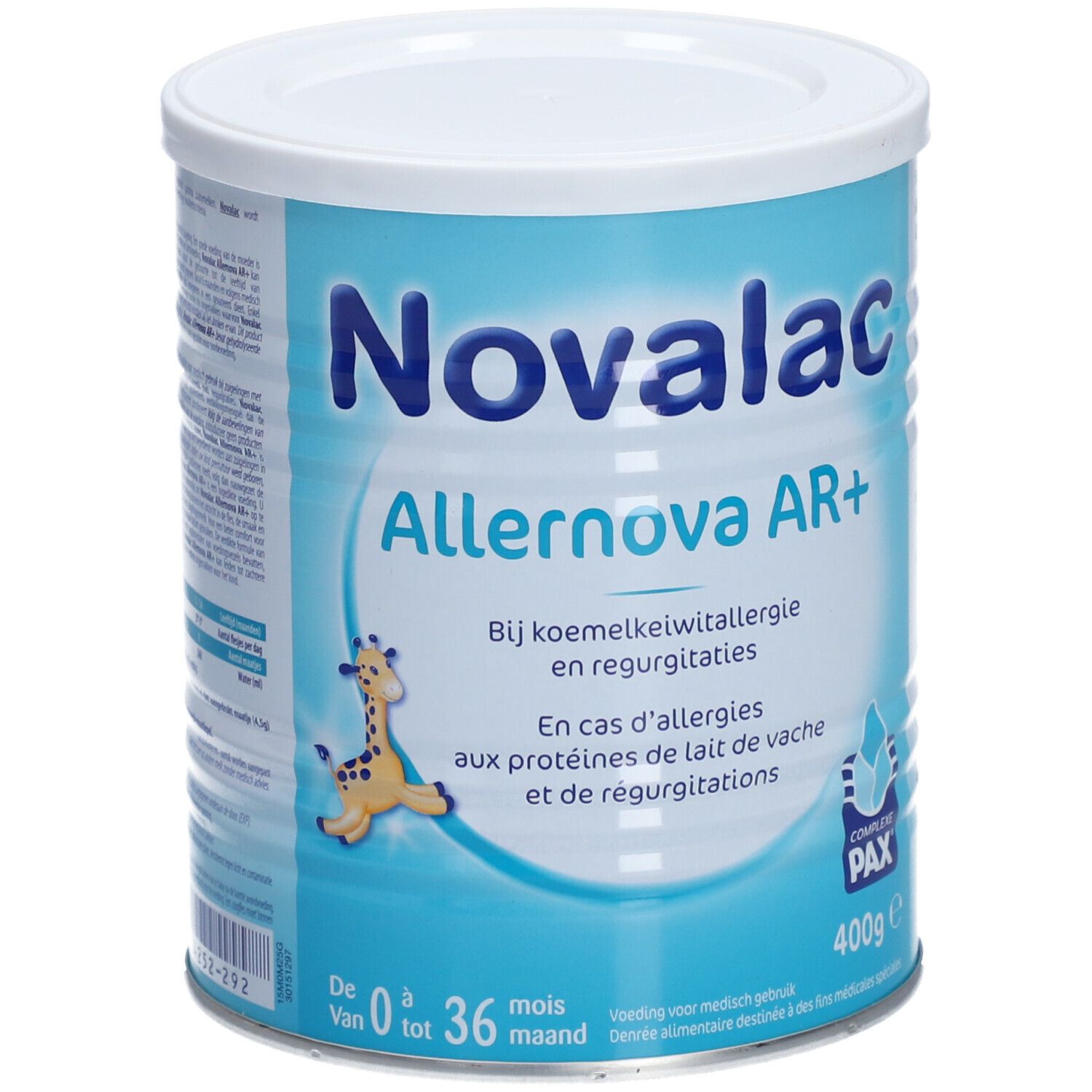 Novalac Allernova AR+ 0 à 36 mois 400 g - Redcare Pharmacie
