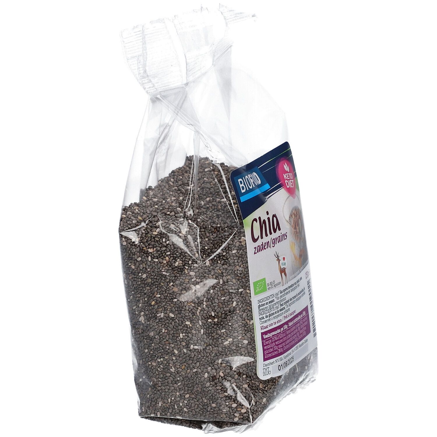 BIOFOOD Graines de chia BIO 250 g - Redcare Pharmacie