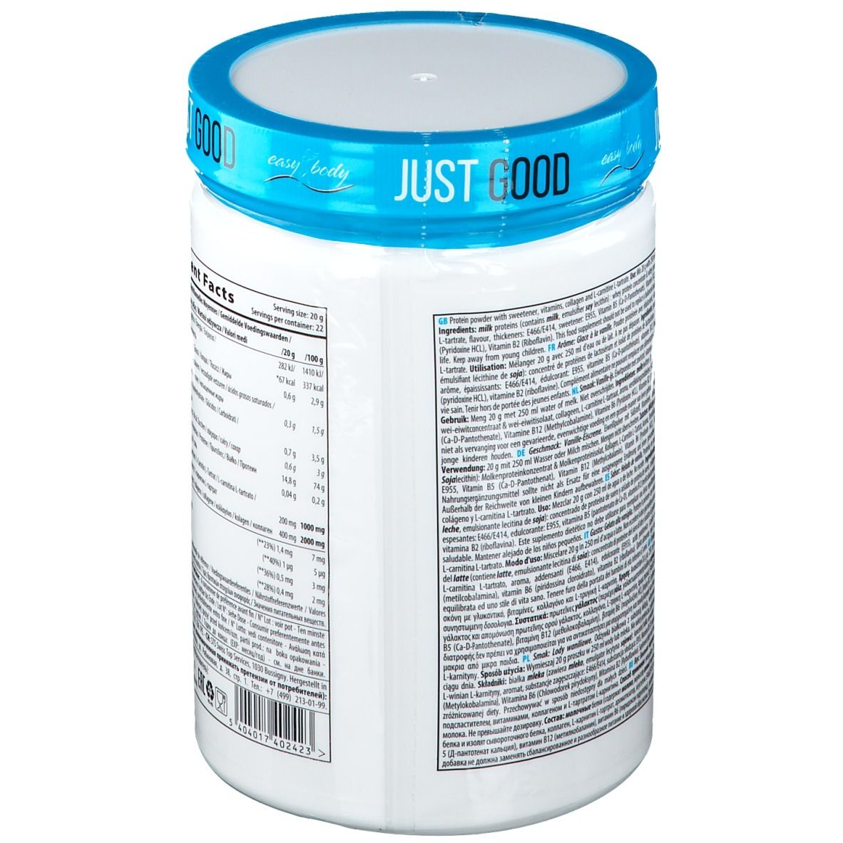 QNT Easy Body Skinny Protein Glace à la Vanille 450 g - Redcare Pharmacie