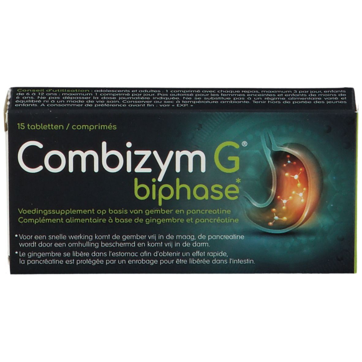 Combizym G® biphase® 15 pc(s) - Redcare Pharmacie