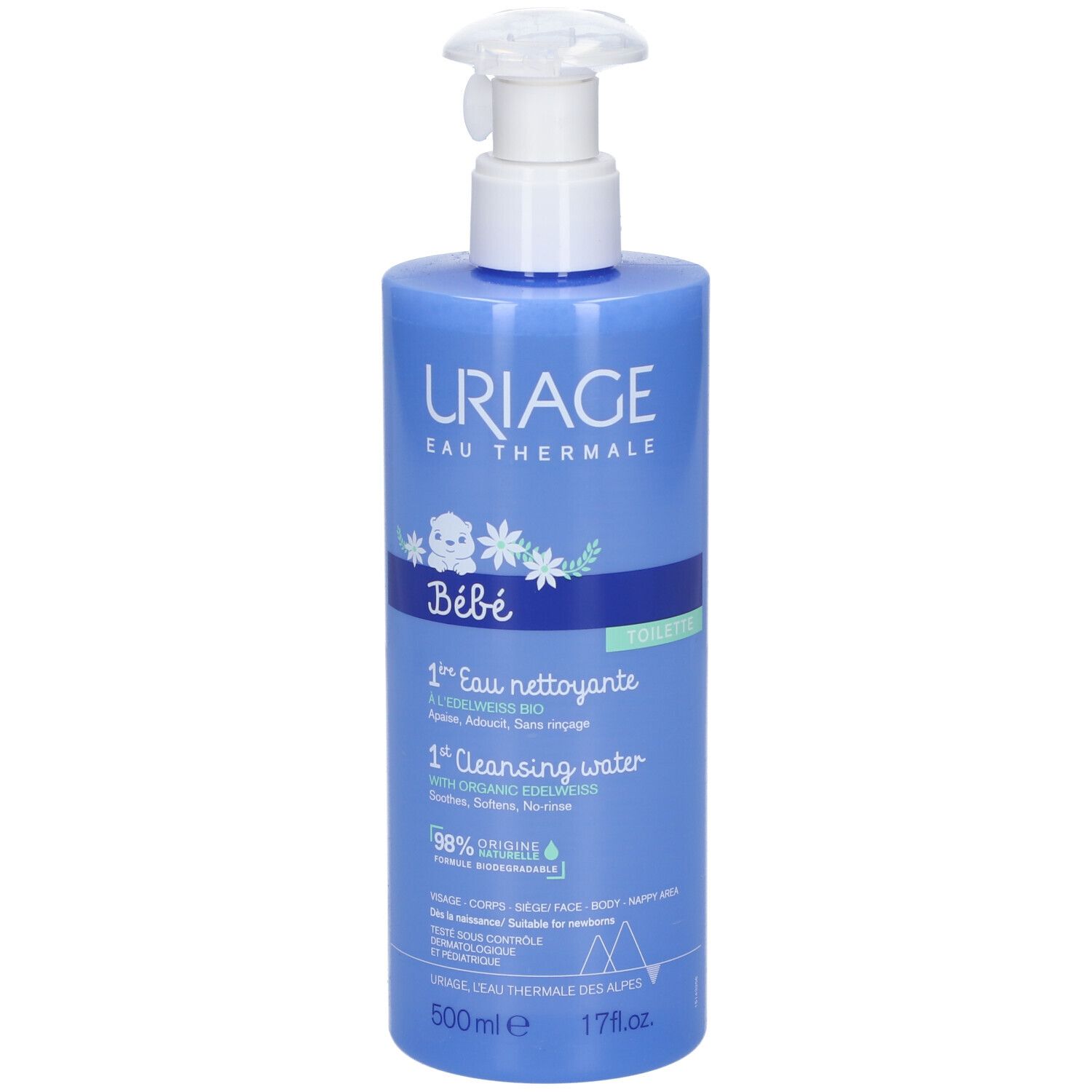 URIAGE Baby 1st Eau nettoyante 500 ml - Redcare Pharmacie