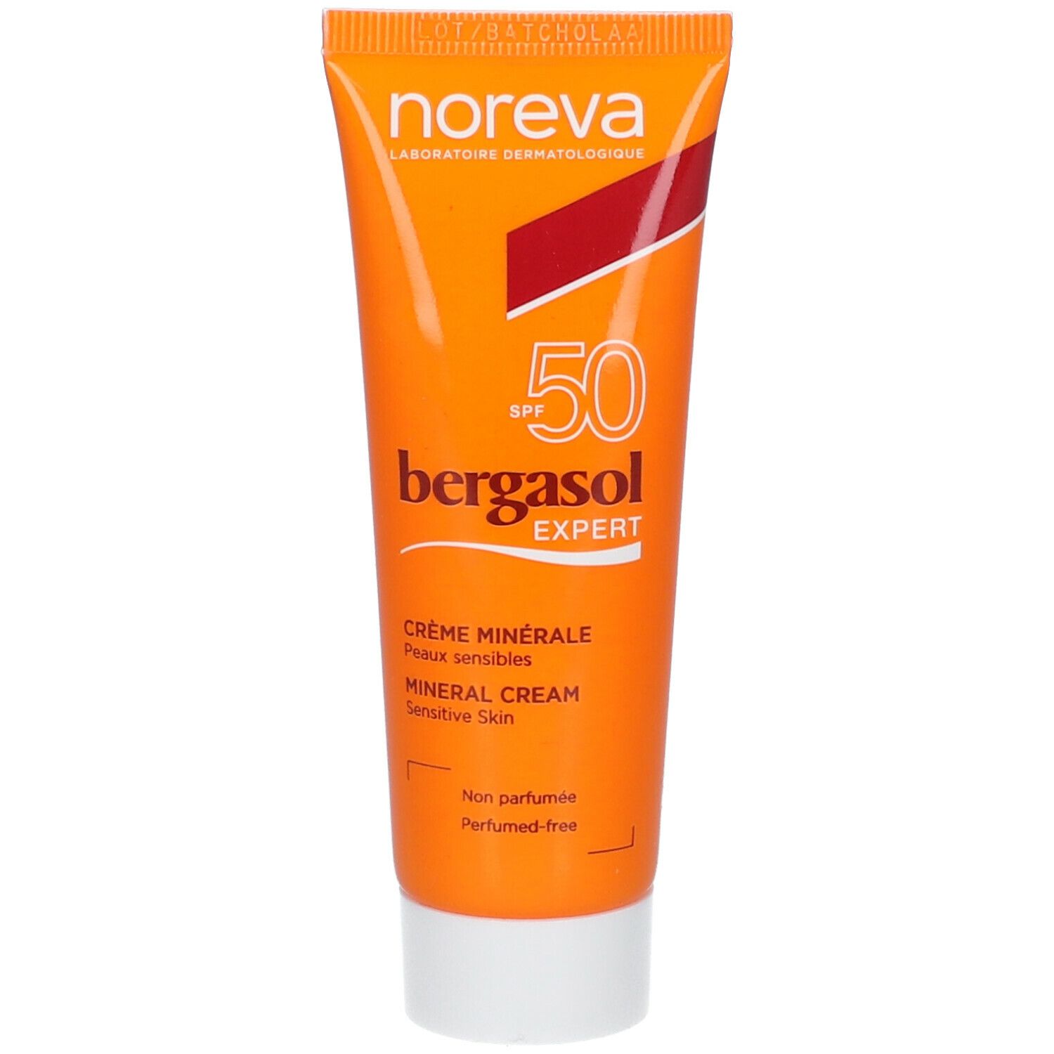 noreva BERGASOL EXPERT CRÈME MINÉRALE SPF 50 40 ml - Redcare Pharmacie