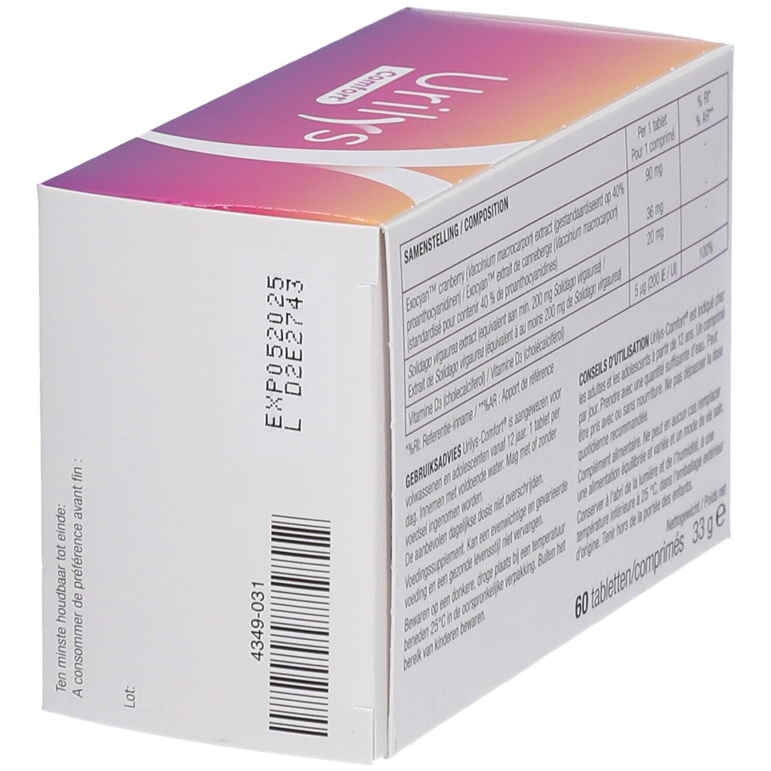 Urilys-Comfort® 60 pc(s) - Redcare Pharmacie