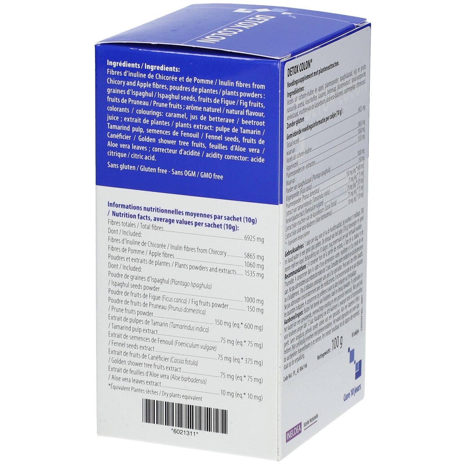 Ineldea DETOX COLON 10 pc(s) - Redcare Pharmacie