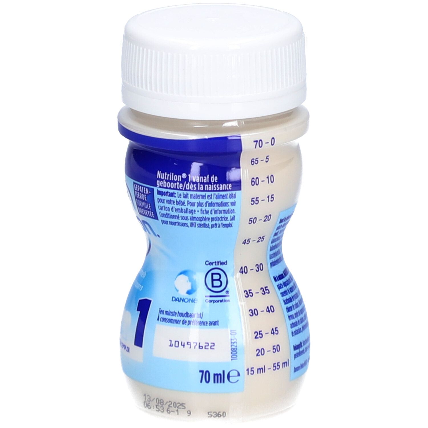 NUTRICIA Nutrilon® Lait pour nourissons 1 Dès la naissance 70 ml ...