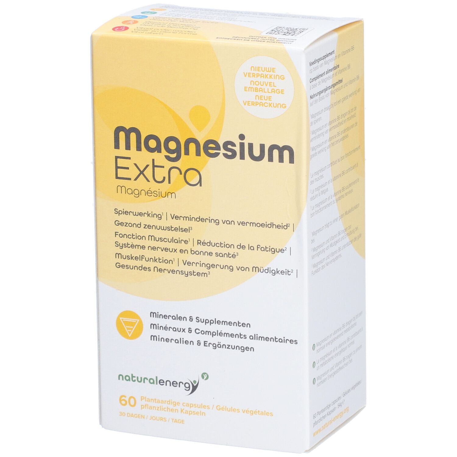 Natural Energy Magnésium Extra 60 pc(s) - Redcare Pharmacie