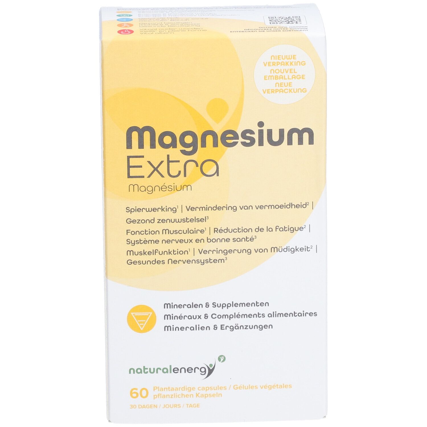 Natural Energy Magnésium Extra 60 pc(s) - Redcare Pharmacie
