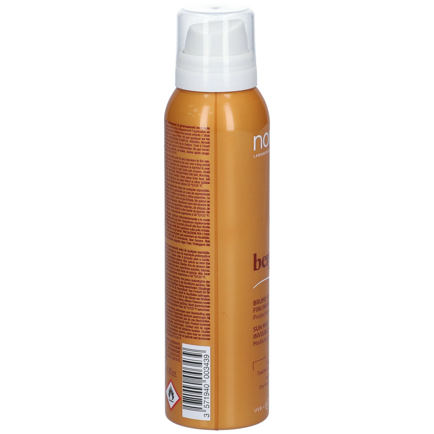 noreva Bergasol SUBLIM Brume solaire Fini invisible SPF15 150 ml ... noreva Bergasol SUBLIM Brume solaire Fini invisible SPF15 150 ml ...
