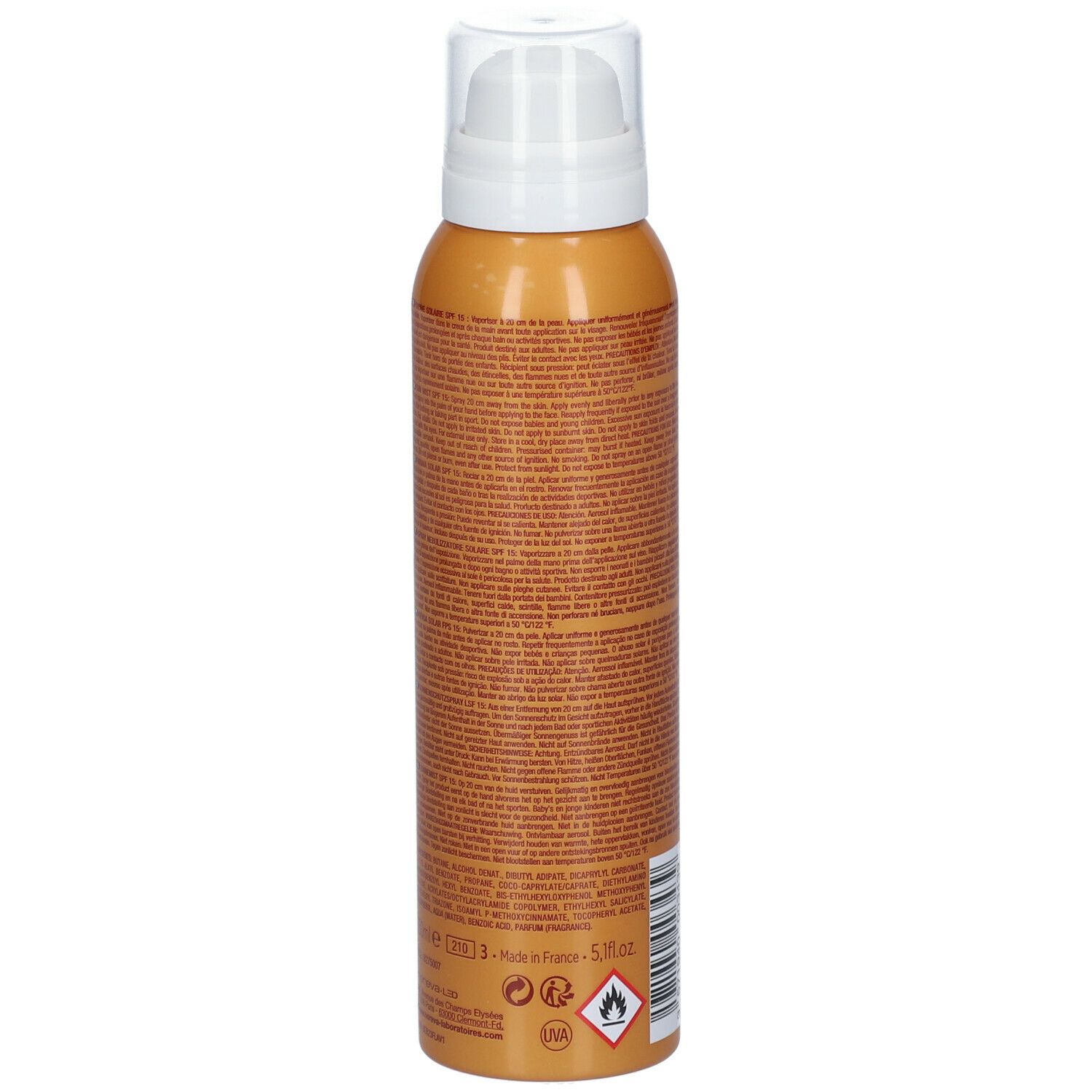 noreva Bergasol SUBLIM Brume solaire Fini invisible SPF15 150 ml ... noreva Bergasol SUBLIM Brume solaire Fini invisible SPF15 150 ml ...