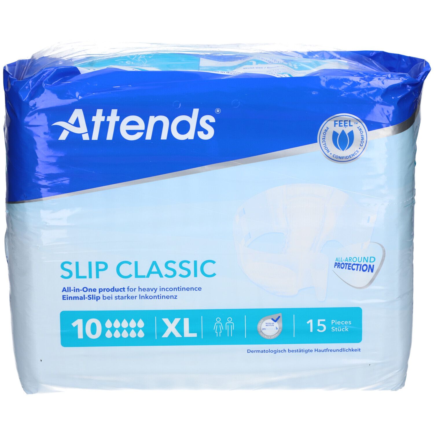 Attends® Slip Classic 10 Extra Large 15 pc(s) - Redcare Pharmacie
