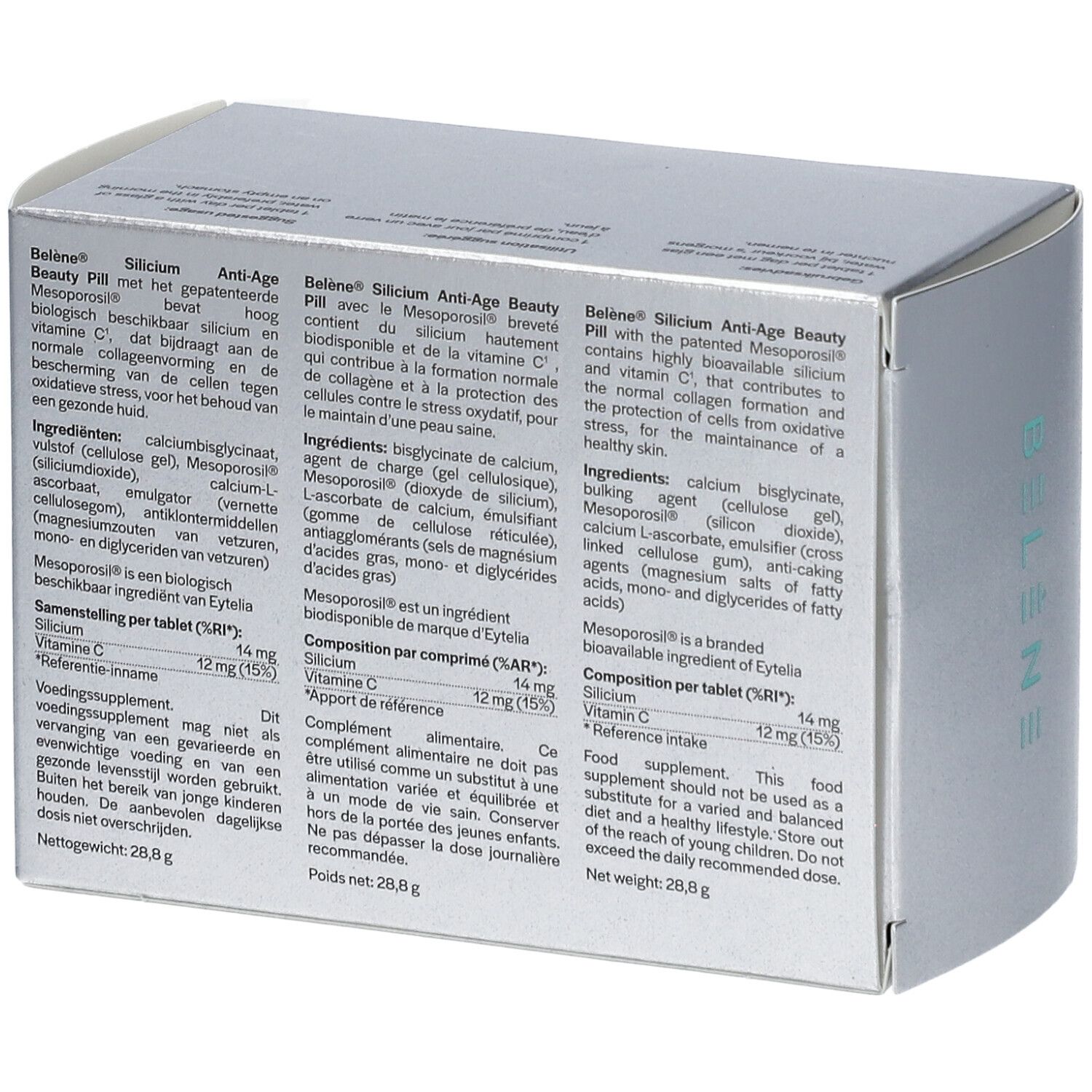 BELÈNE Skin Care Silicium Anti-Age Beauty Pill 90 pc(s) - Redcare Pharmacie