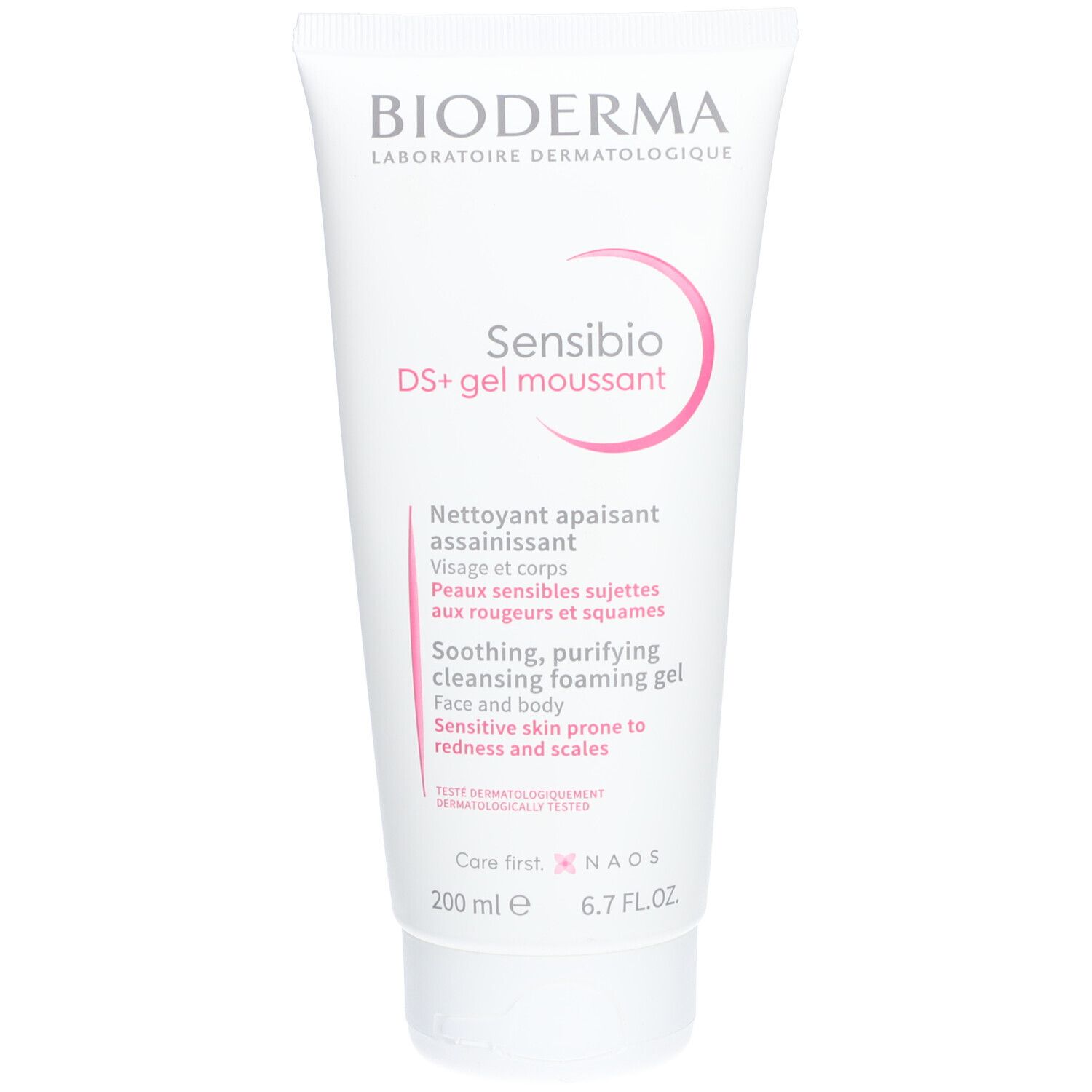 Bioderma Sensibio DS+ Gel Moussant Nettoyant Apaisant Assainissant 200 ...