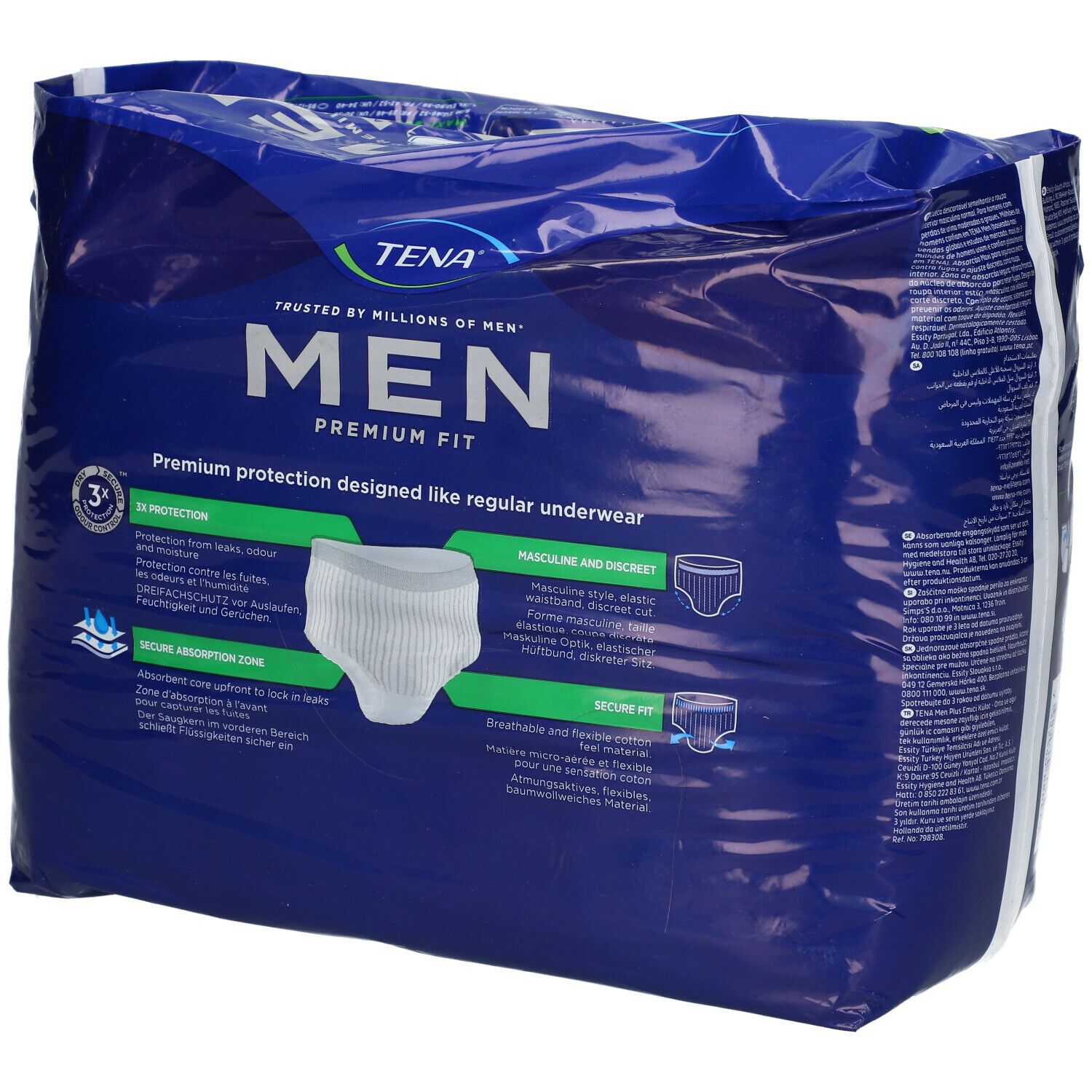 TENA MEN Premium Fit Protective Underwear Level 4 M 12 pc(s) - Redcare ...