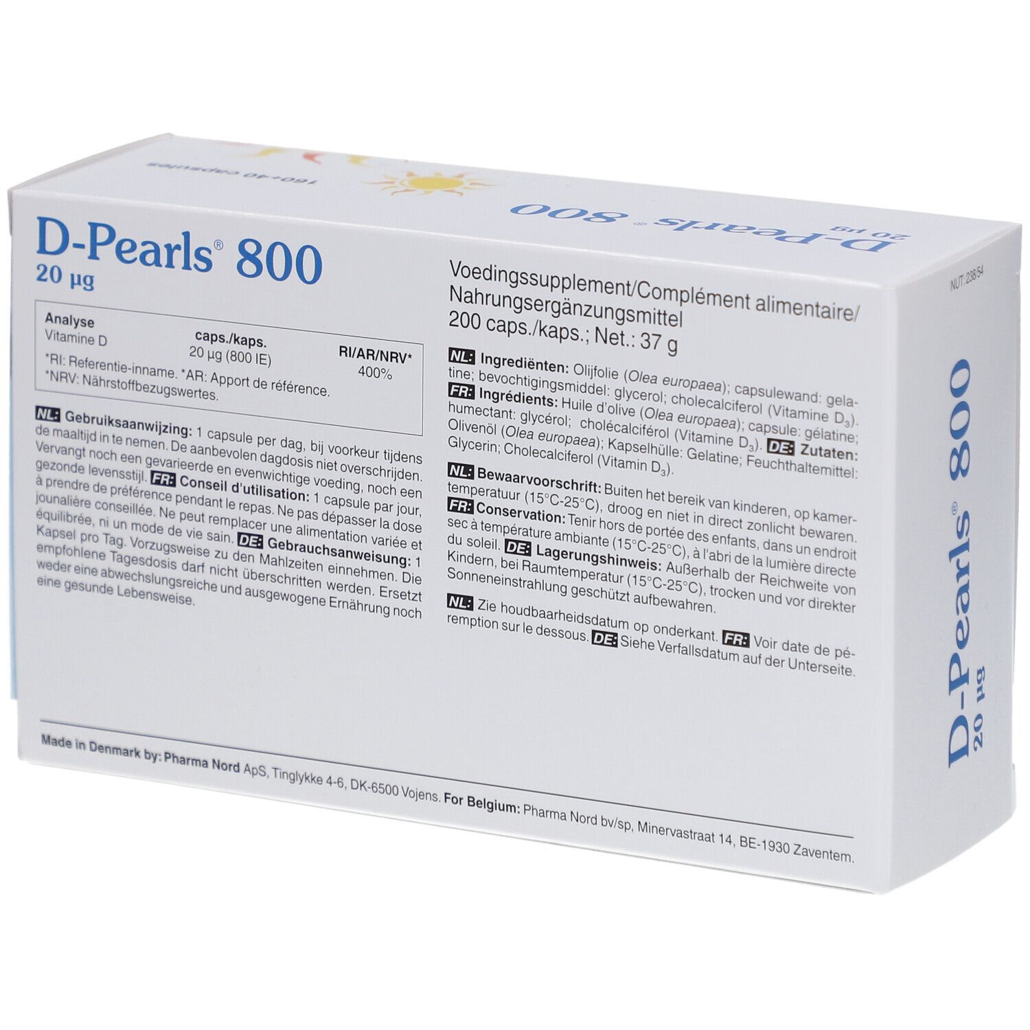 Pharma Nord D-Pearls 800 160+40 pc(s) - Redcare Pharmacie