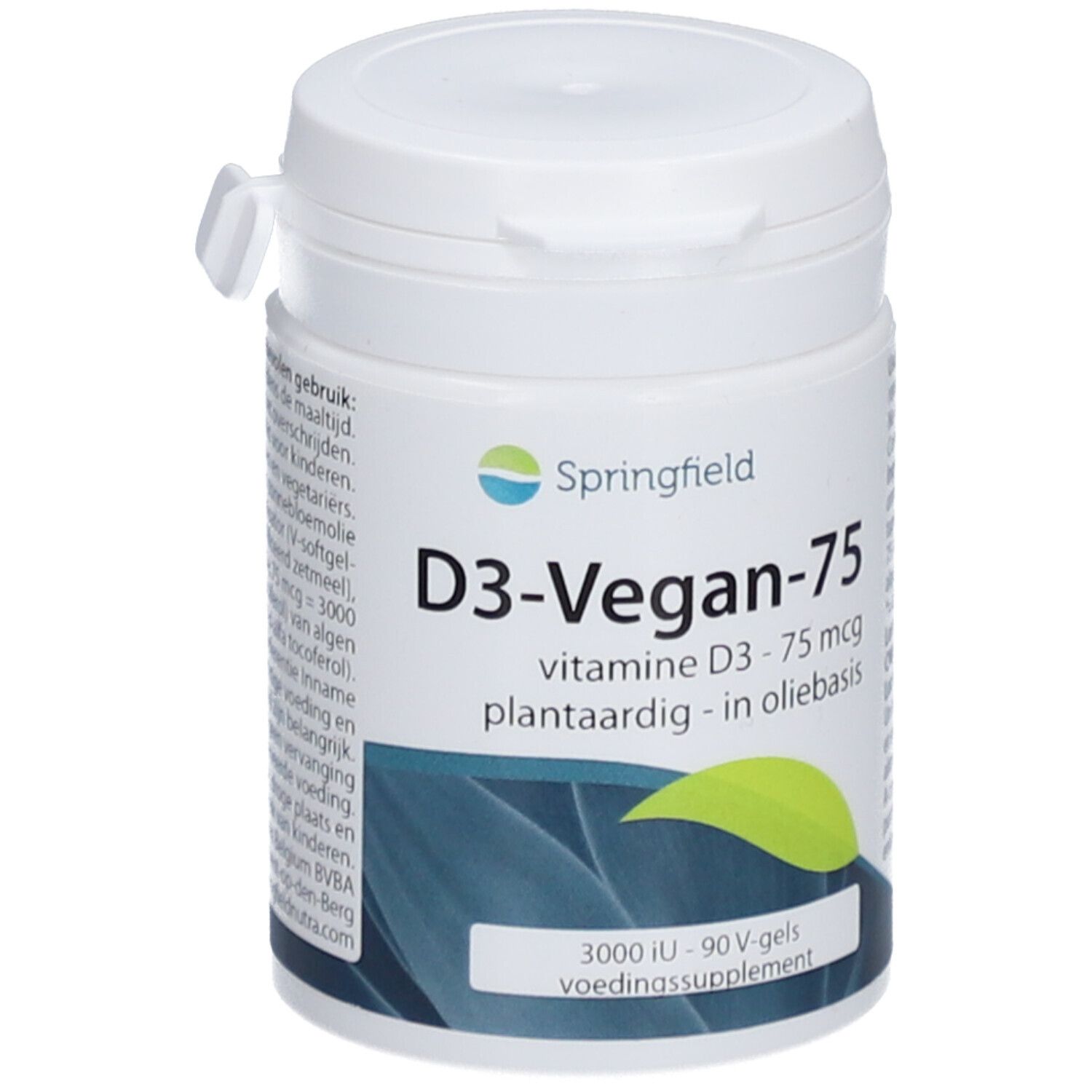 Springfield D3-Vegan-75 vitamine D3 - 75 mcg 90 pc(s) - Redcare Pharmacie