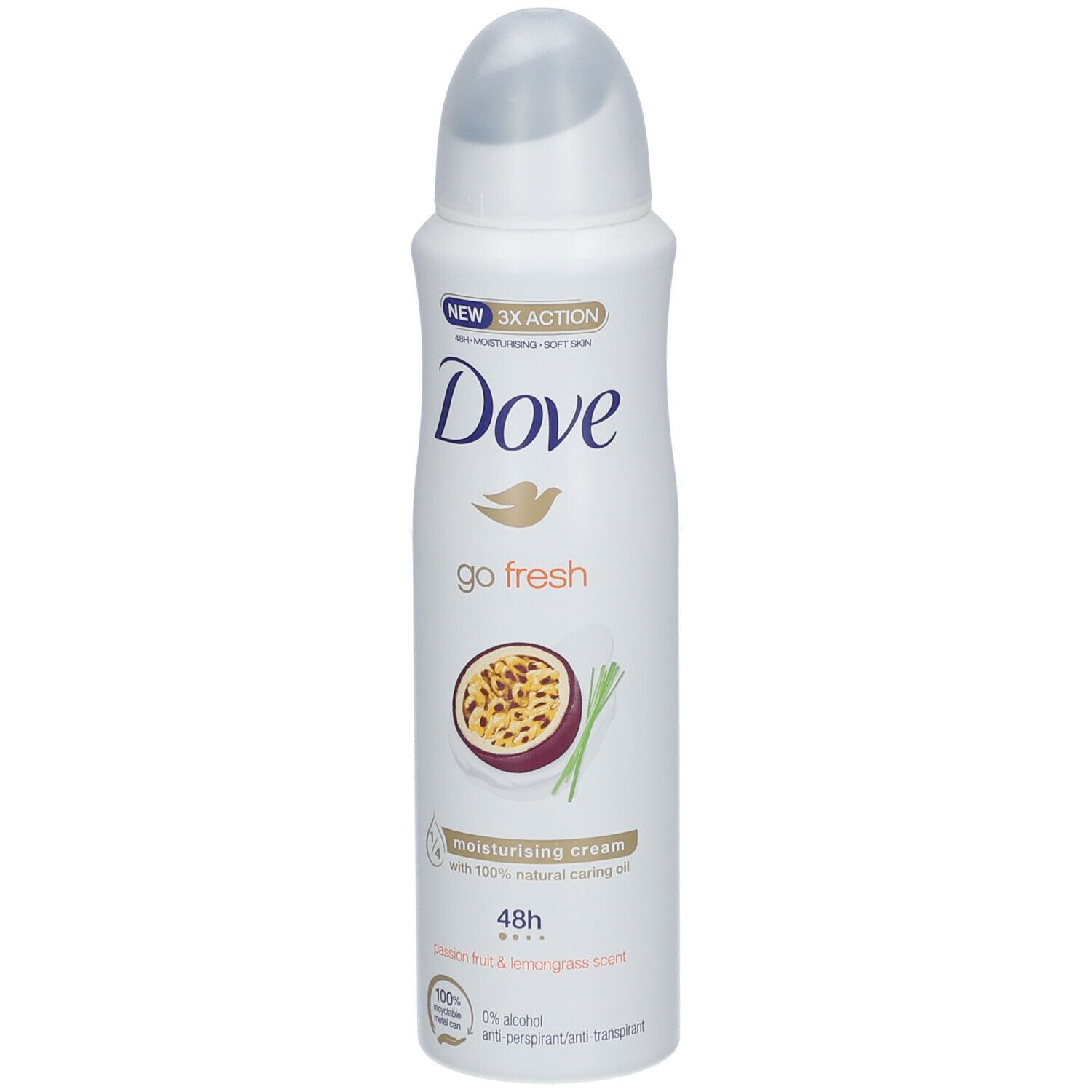 Dove Go Fresh Anti-Transpirant Déodorant Spray 48h Passion Fruit ...