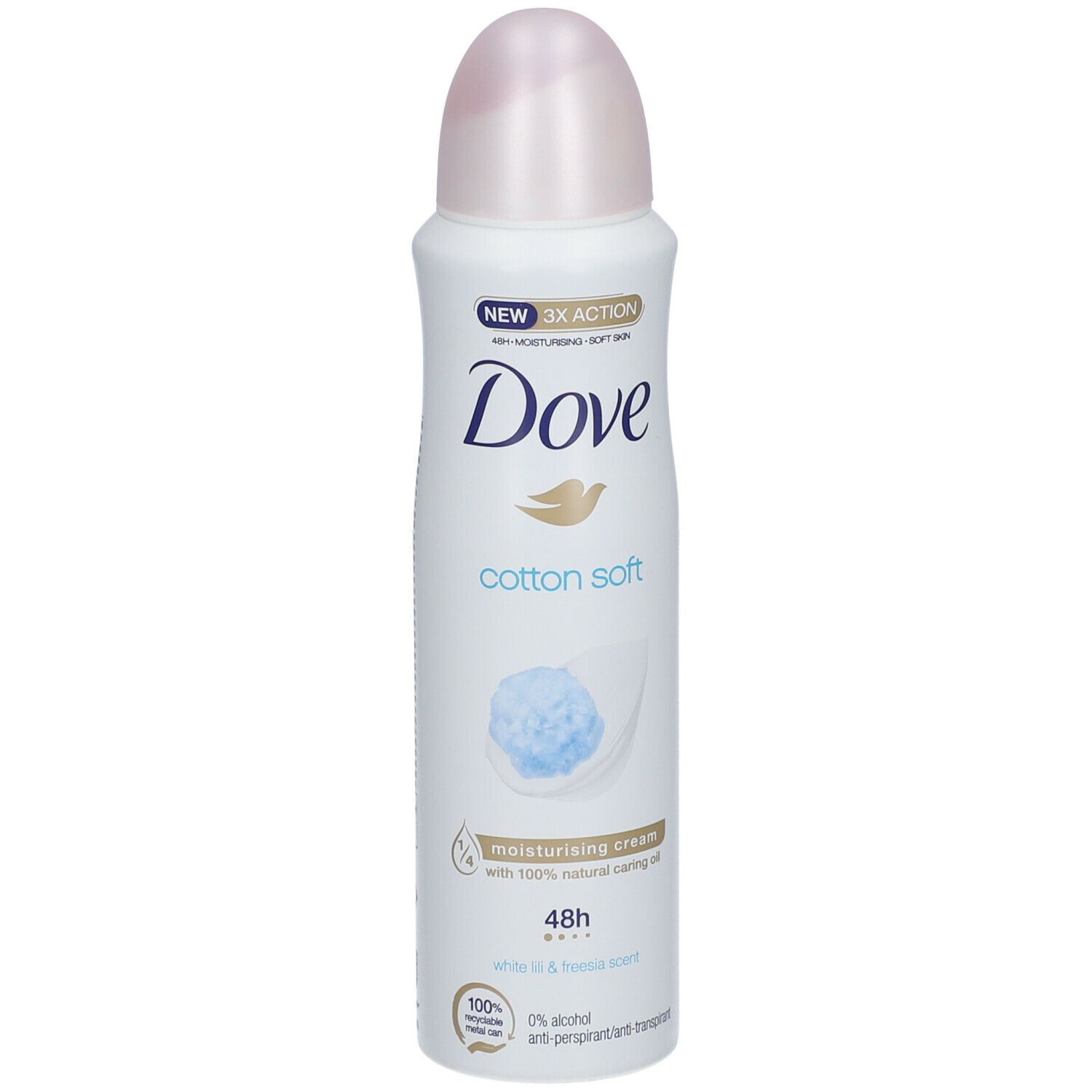 Dove Cotton Soft Anti-Transpirant Déodorant Spray 48h White Lili ...