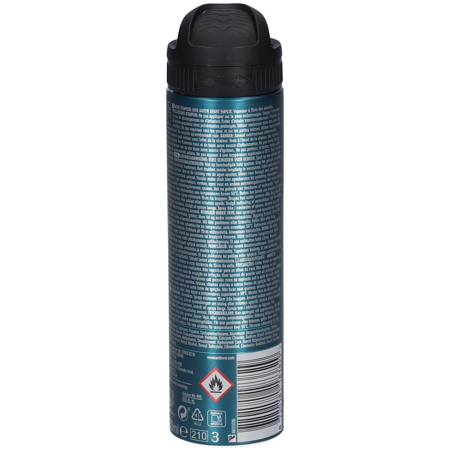 Rexona Men Advanced Protection Marine Fresh Anti-Transpirant Déodorant Spray 72h 150 ml ...