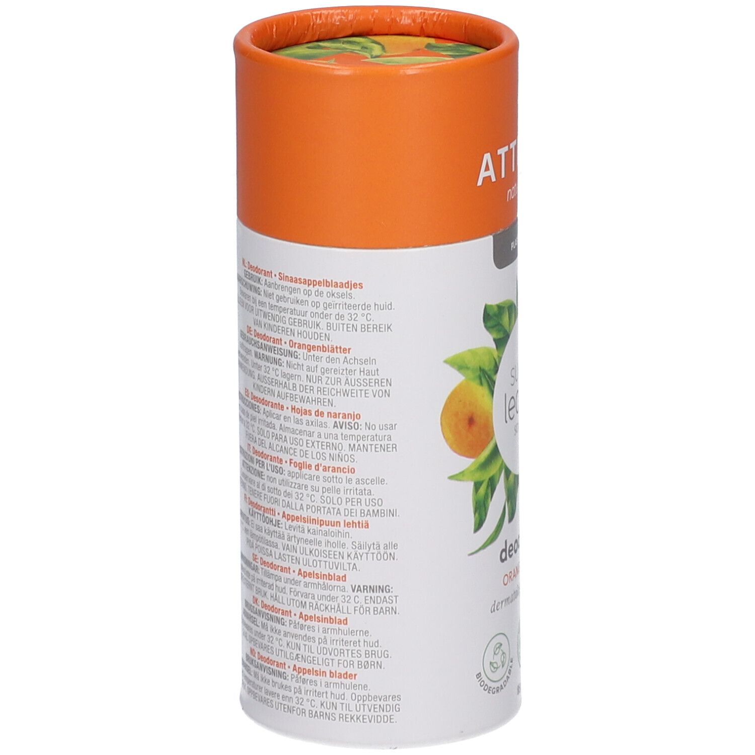 ATTITUDE™ Orange Leaf Déodorant 85 g - Redcare Pharmacie