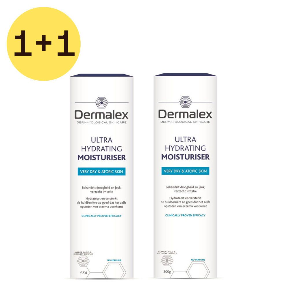 Dermalex® Medical Crème Hydratation Intense - Peau Sèche 2x200 g ...