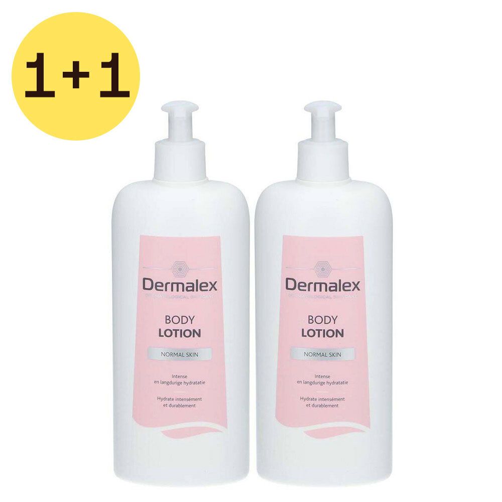Dermalex Lotion corporelle hydratante 2x400 ml - Redcare Pharmacie