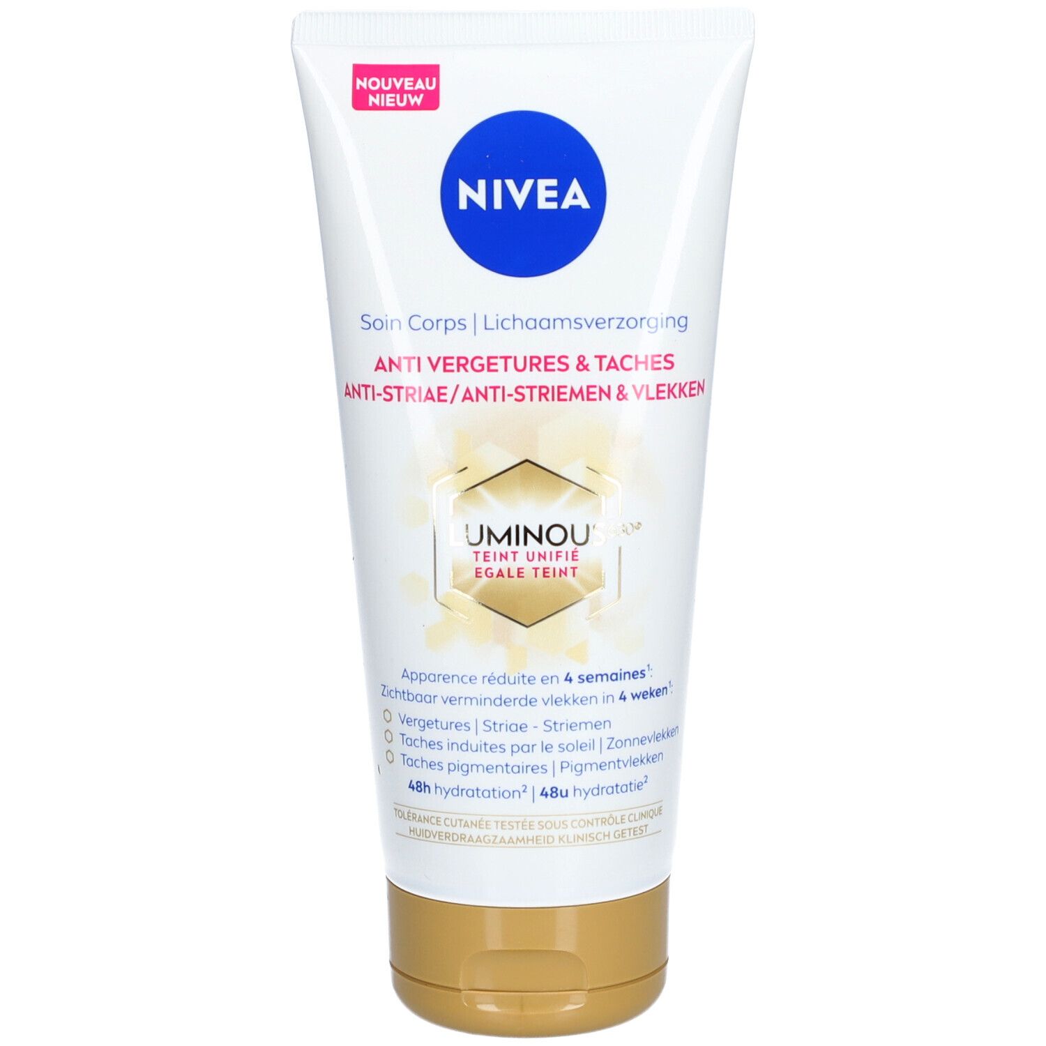 Nivea Luminous 630 Anti Vergetures & Taches Soin Corps 200 ml - Redcare ...