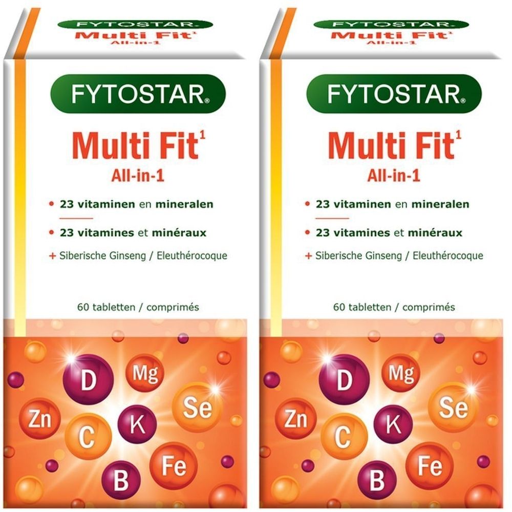 Fytostar Multi Fit 60 St tabletten x2 2x60 pc(s) - Redcare Pharmacie