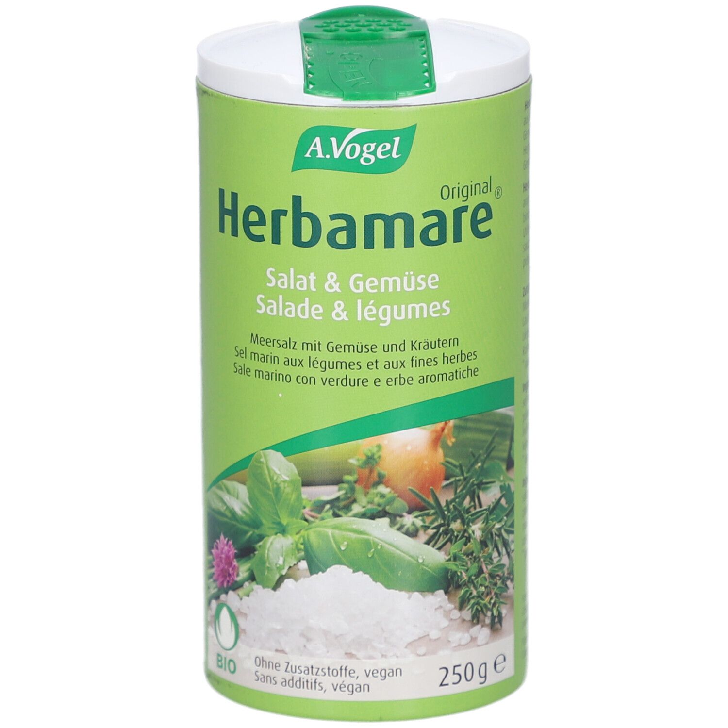 A.Vogel Herbamare Sel marin aux légumes et fines herbes 250 g - Redcare ...