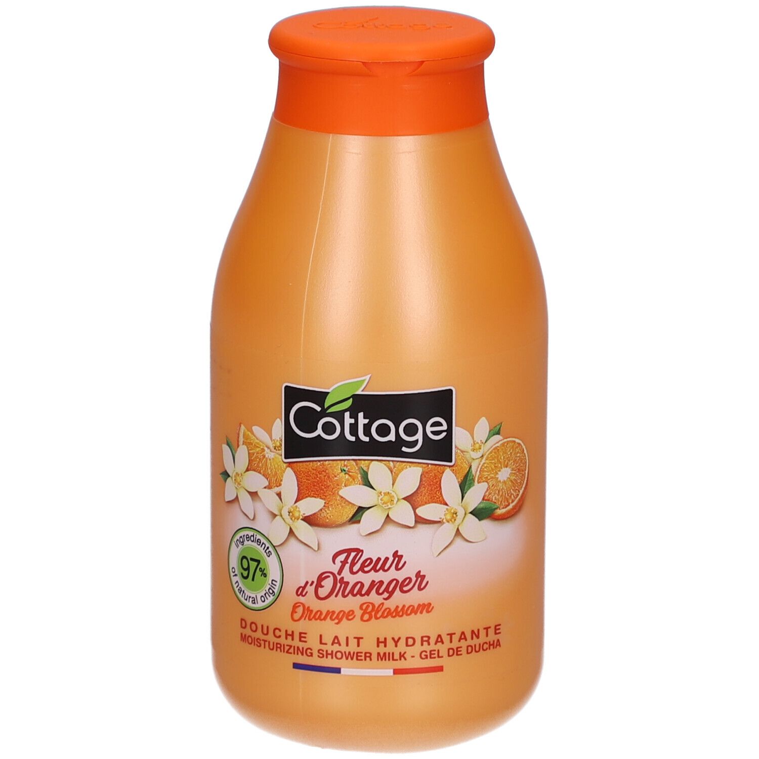 COTTAGE Douche Lait Hydratante Fleur d’Oranger 250 ml - Redcare Pharmacie