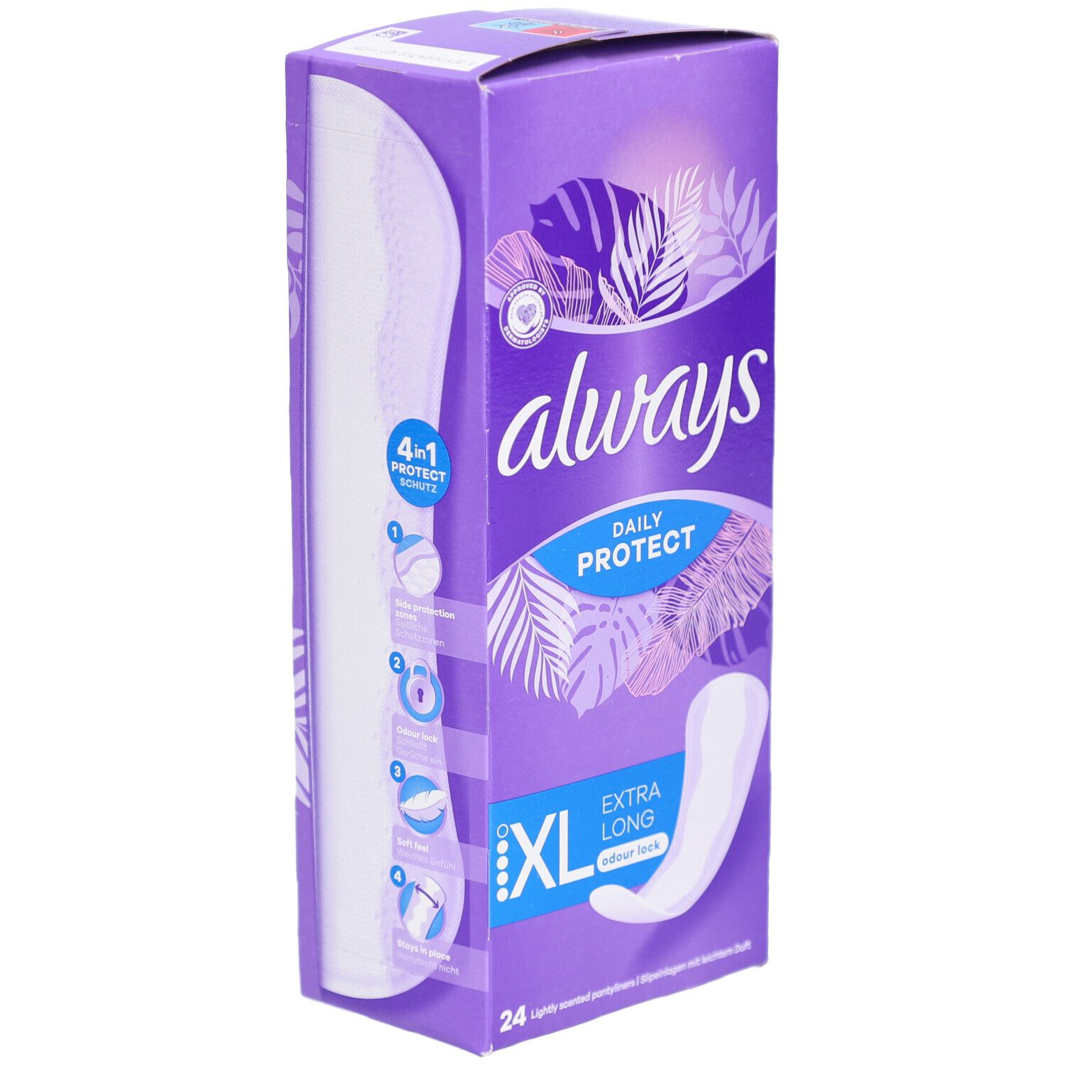 Always Daily Protect Protège-slips XL Extra Long 24 pc(s) - Redcare ...
