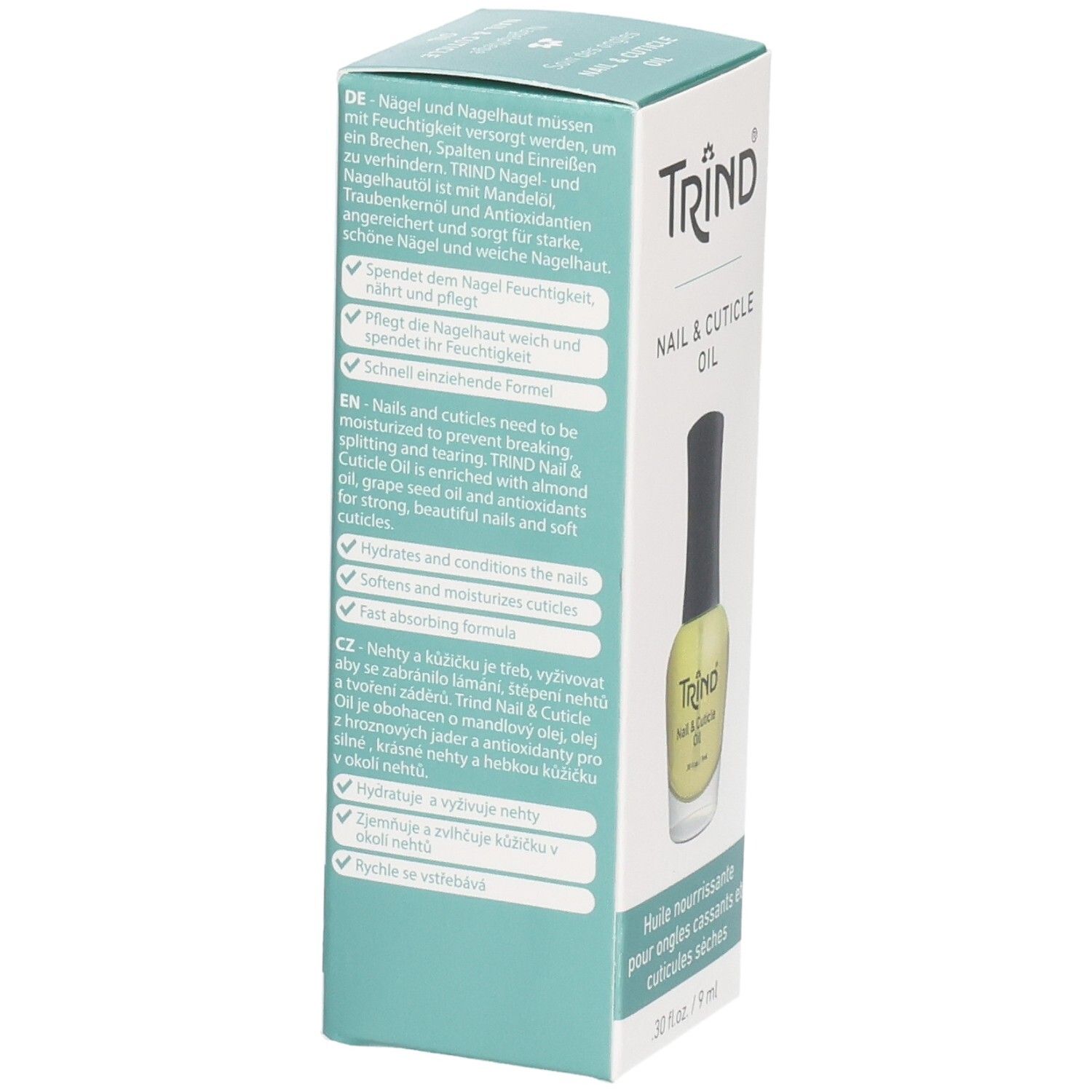 Trind Nail & Cuticle Oil - Huile pour les ongles et cuticules 9 ml ...