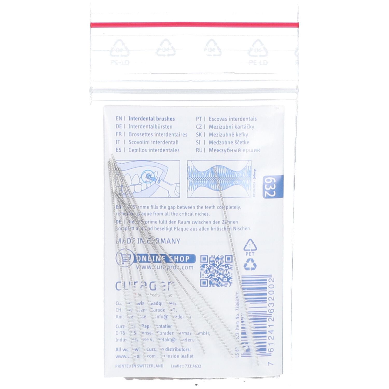 CURAPROX LS 632 Brosses interdentaires 8 pc(s) - Redcare Pharmacie