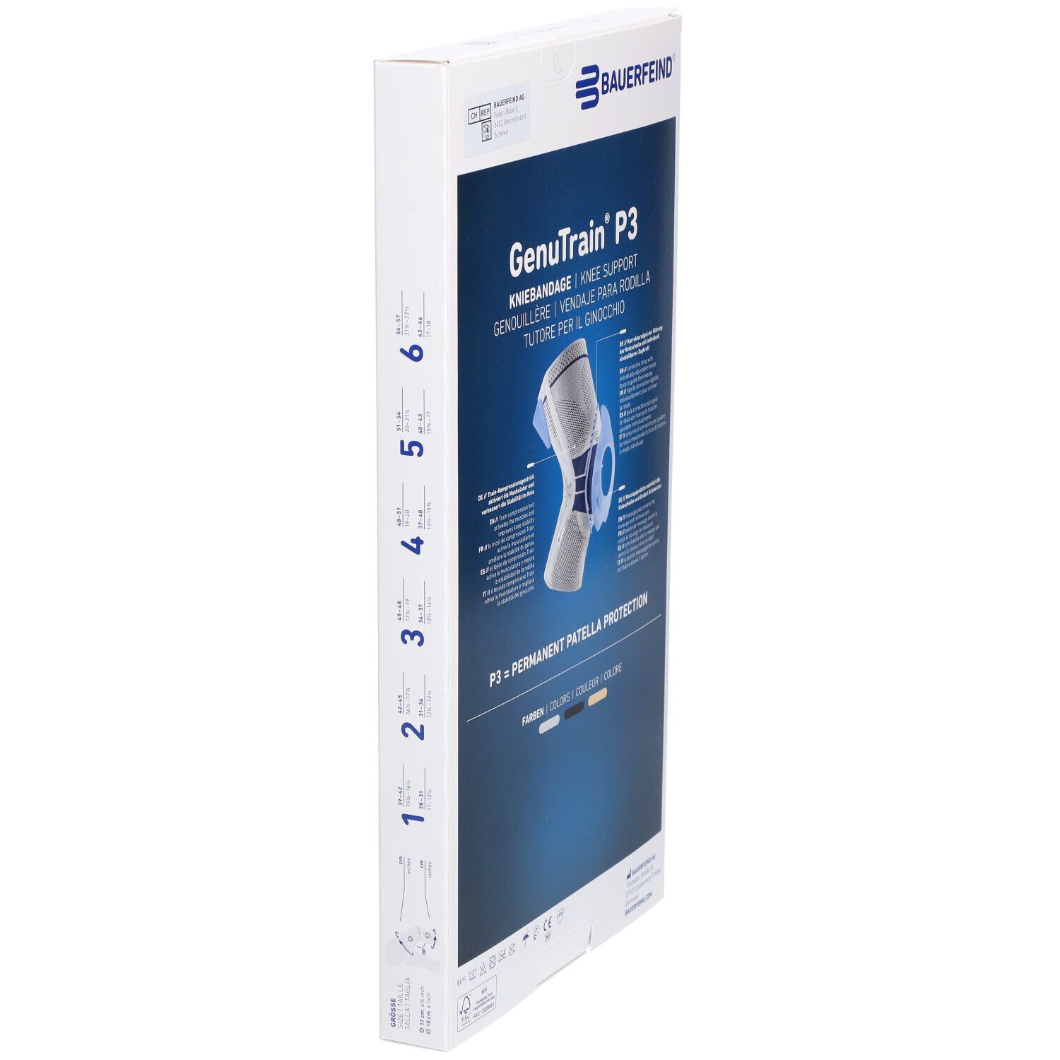 BAUERFEIND® Genutrain® Bandage de genoux Taille 2 1 pc(s) - Redcare ...