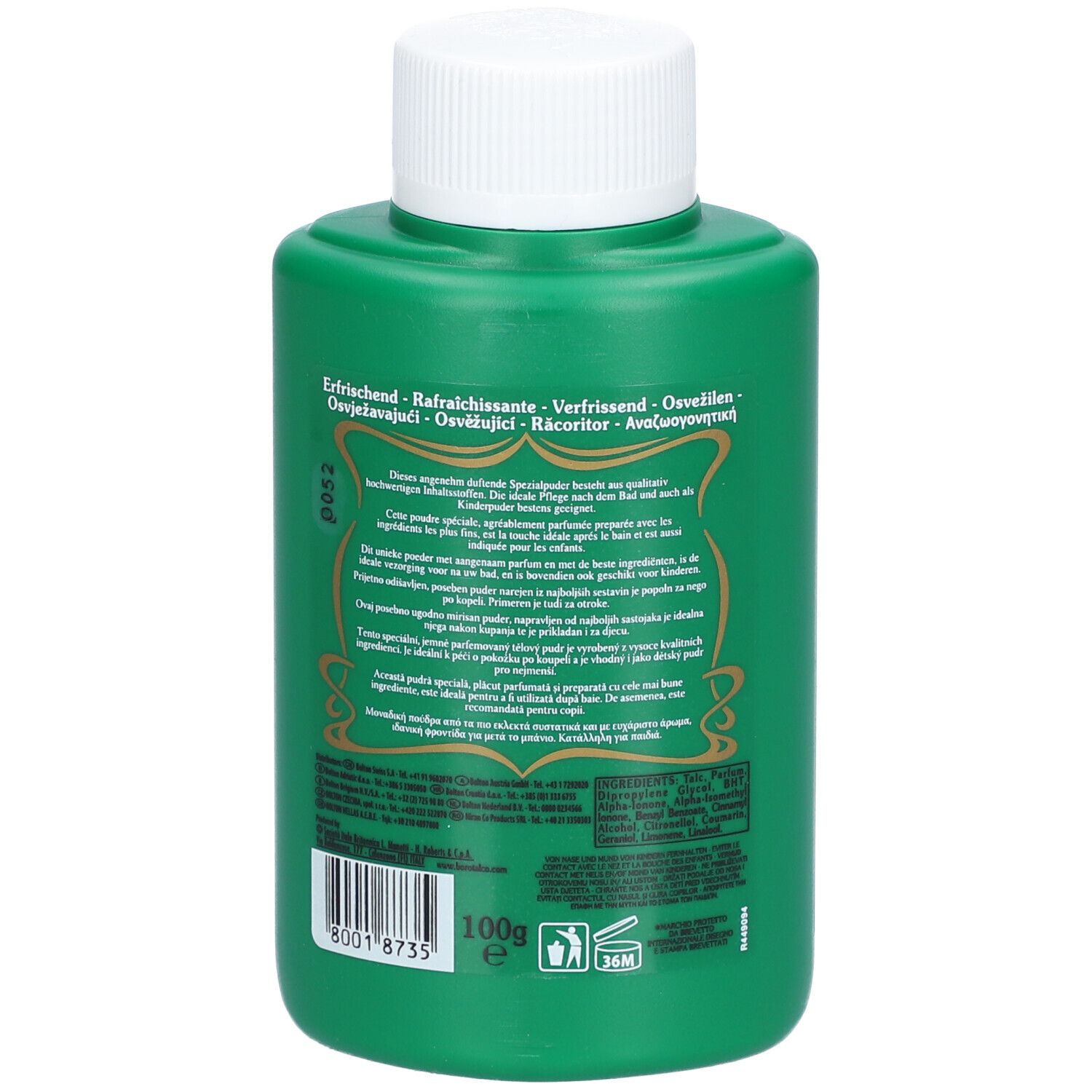 BOROTALCO Poudre de talc 100 g - Redcare Pharmacie