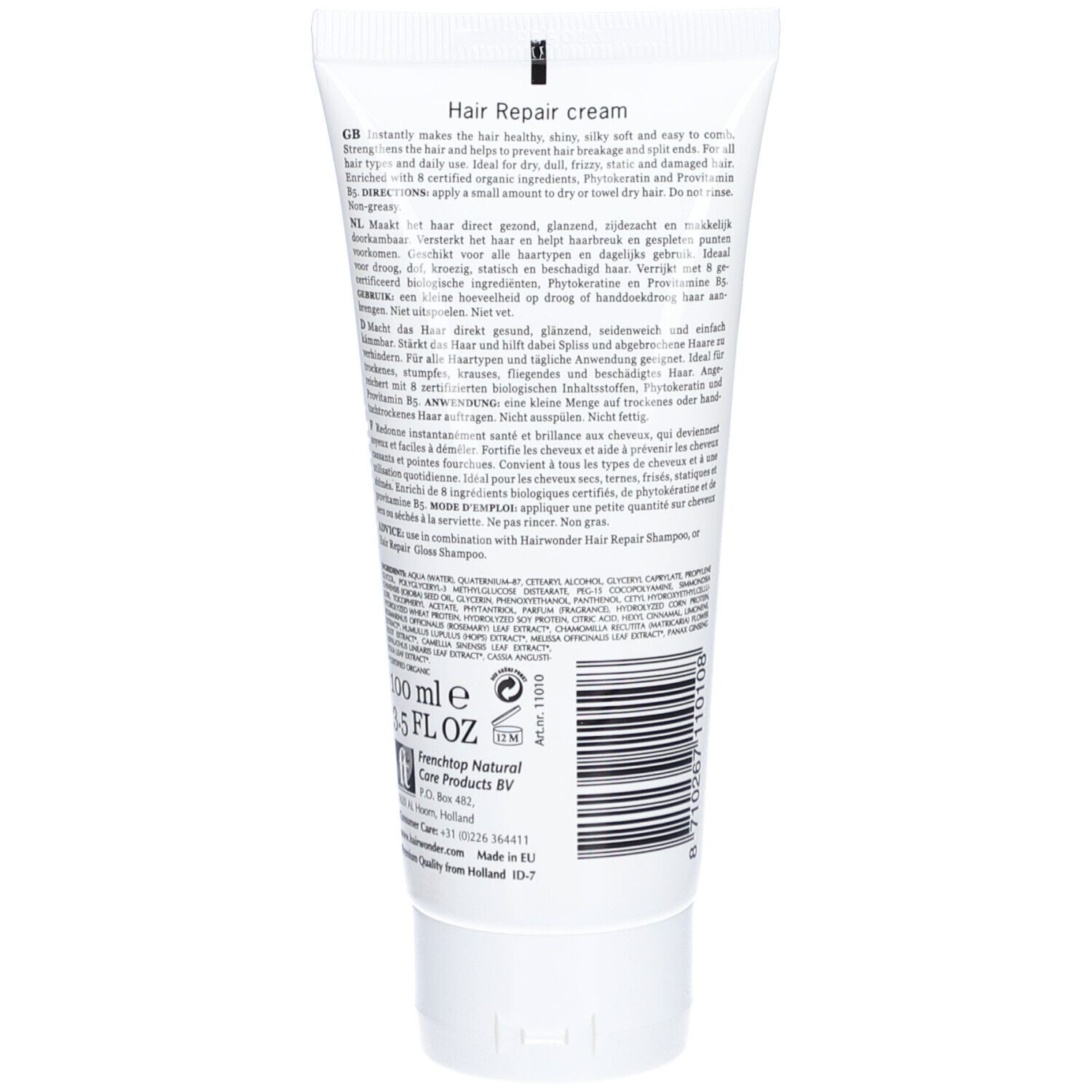 Henna Plus Hairwonder Crème Réparatrice pour Cheveux 100 ml - Redcare ...