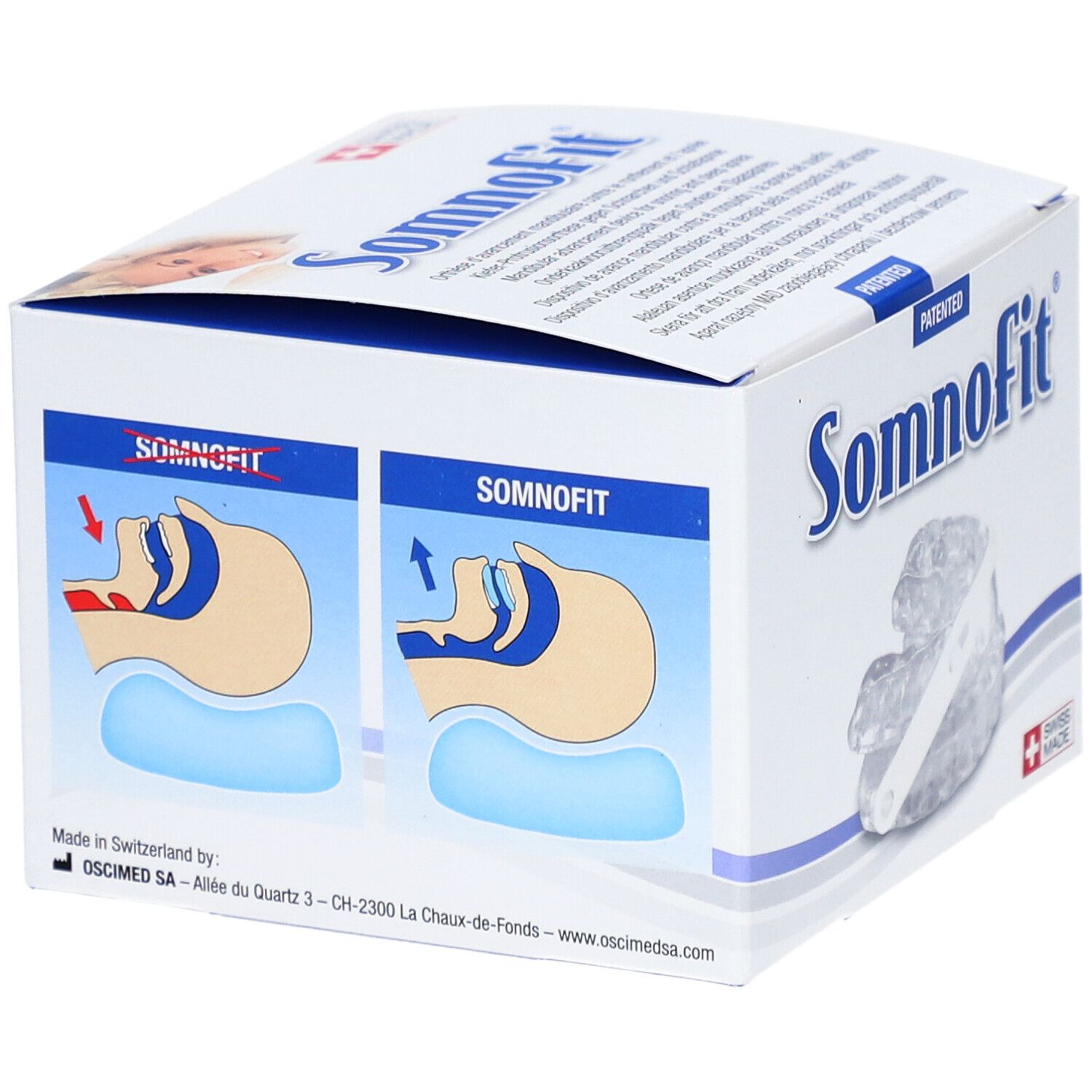 SOMNOFIT Orthèse mandibulaire ronflement et apnée 1 pc(s) - Redcare ...