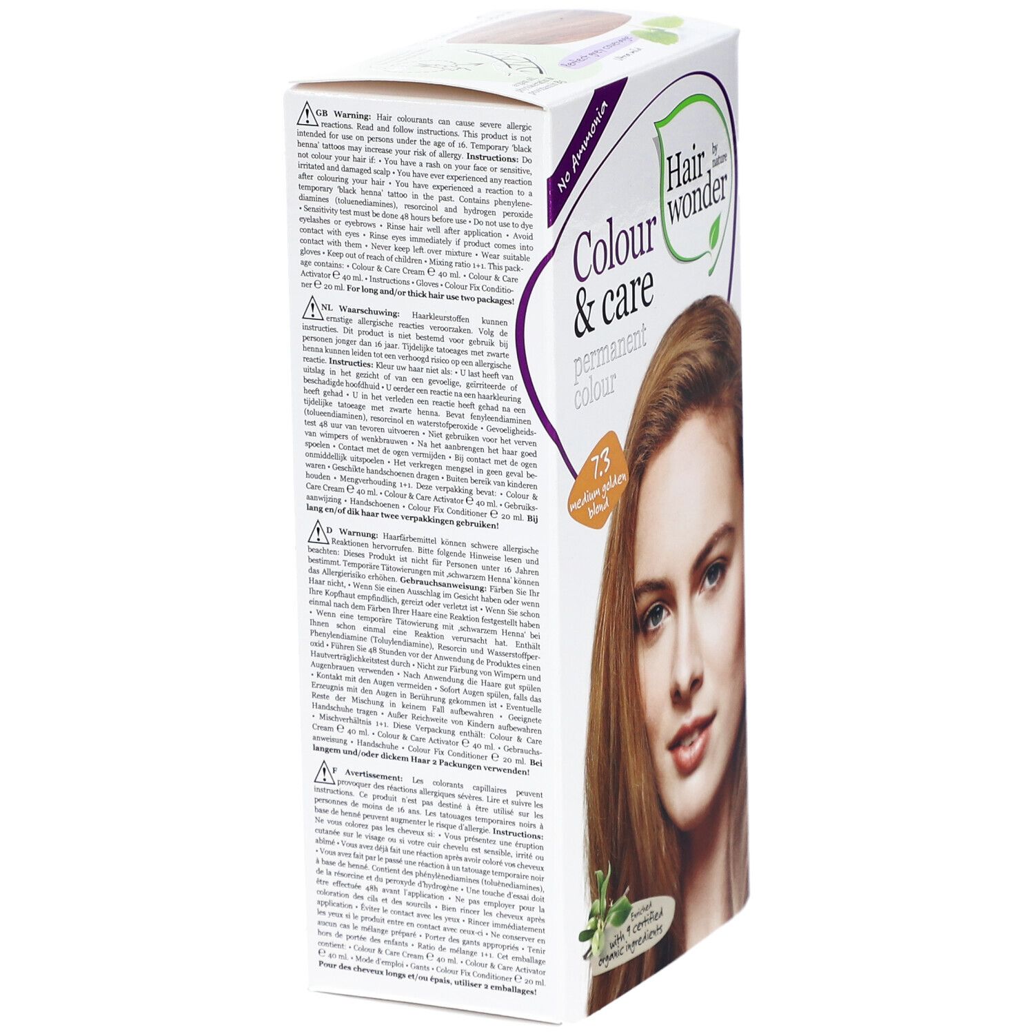 HENNA Hairwonder Colour & Care 7.3 Blond Doré Moyen 1 pc(s) - Redcare ...