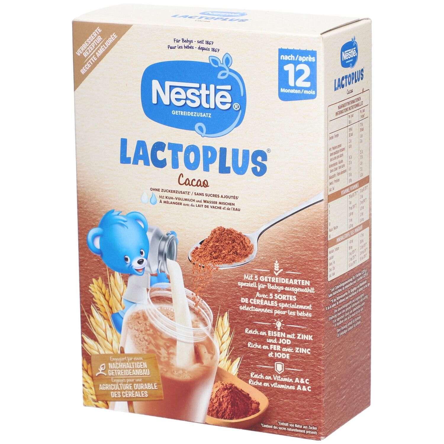 NESTLE® Lactoplus Cacao 400 g - Redcare Pharmacie