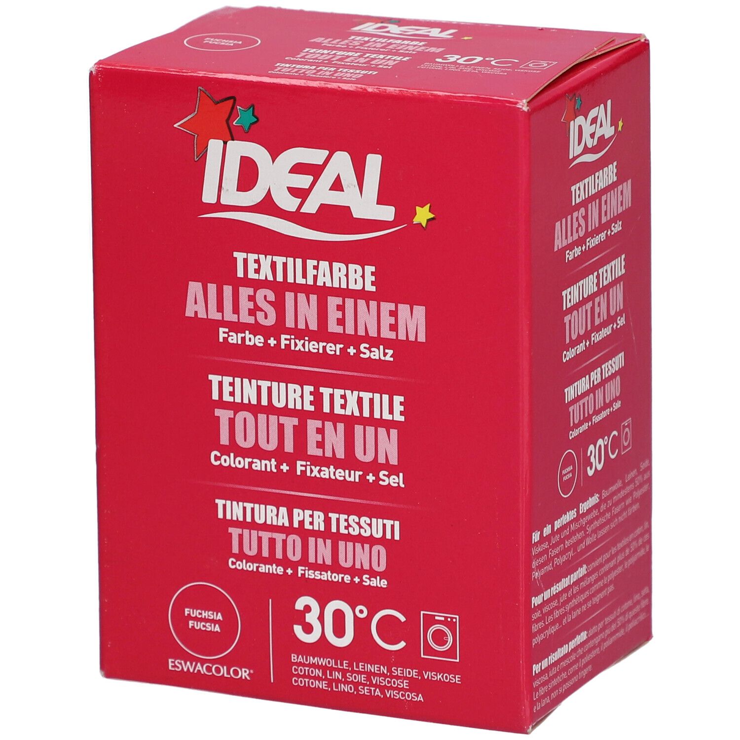 Ideal® Textilfarbe Fuchsia Tout en un pour machines à laver 230 g ...