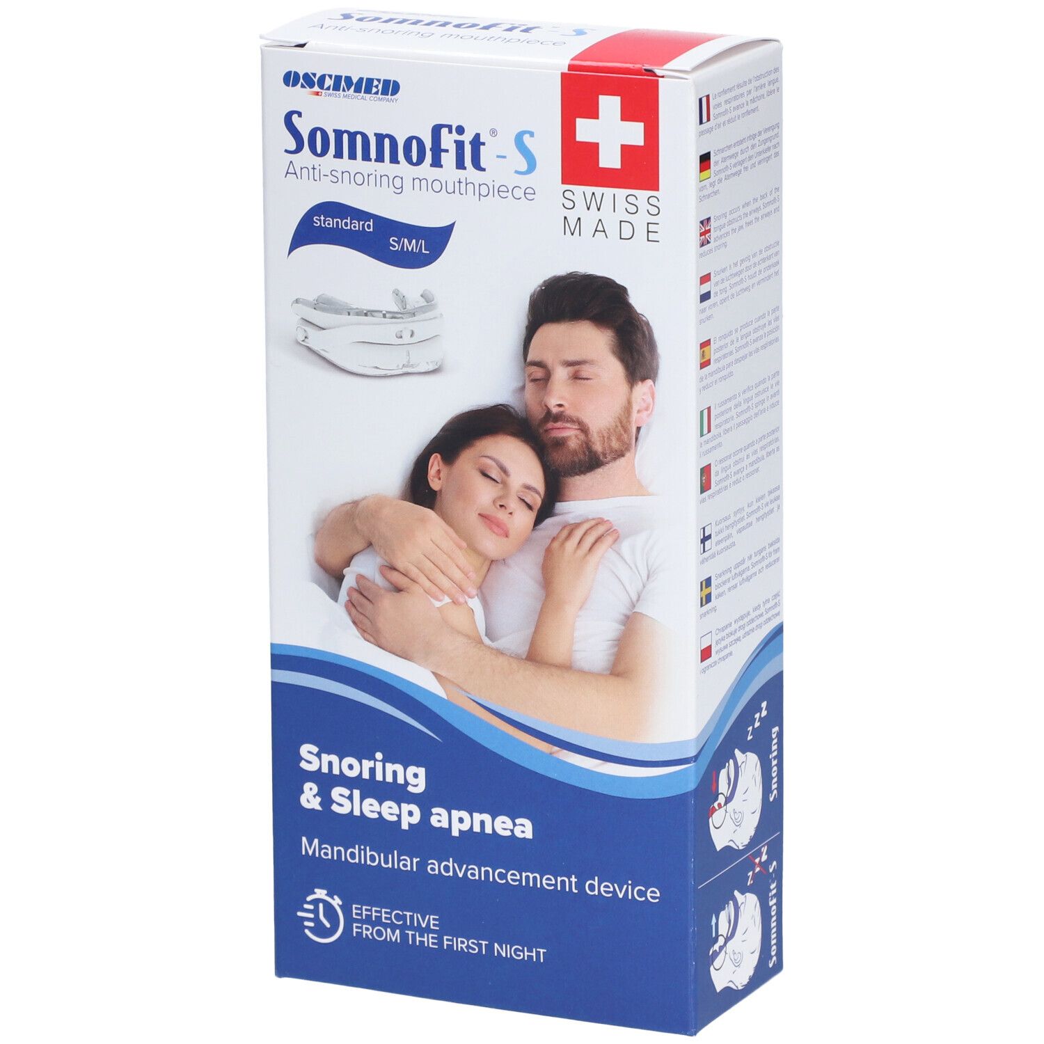 SOMNOFIT-S Orthèse mandibulaire ronflement et apnée 1 pc(s) - Redcare ...