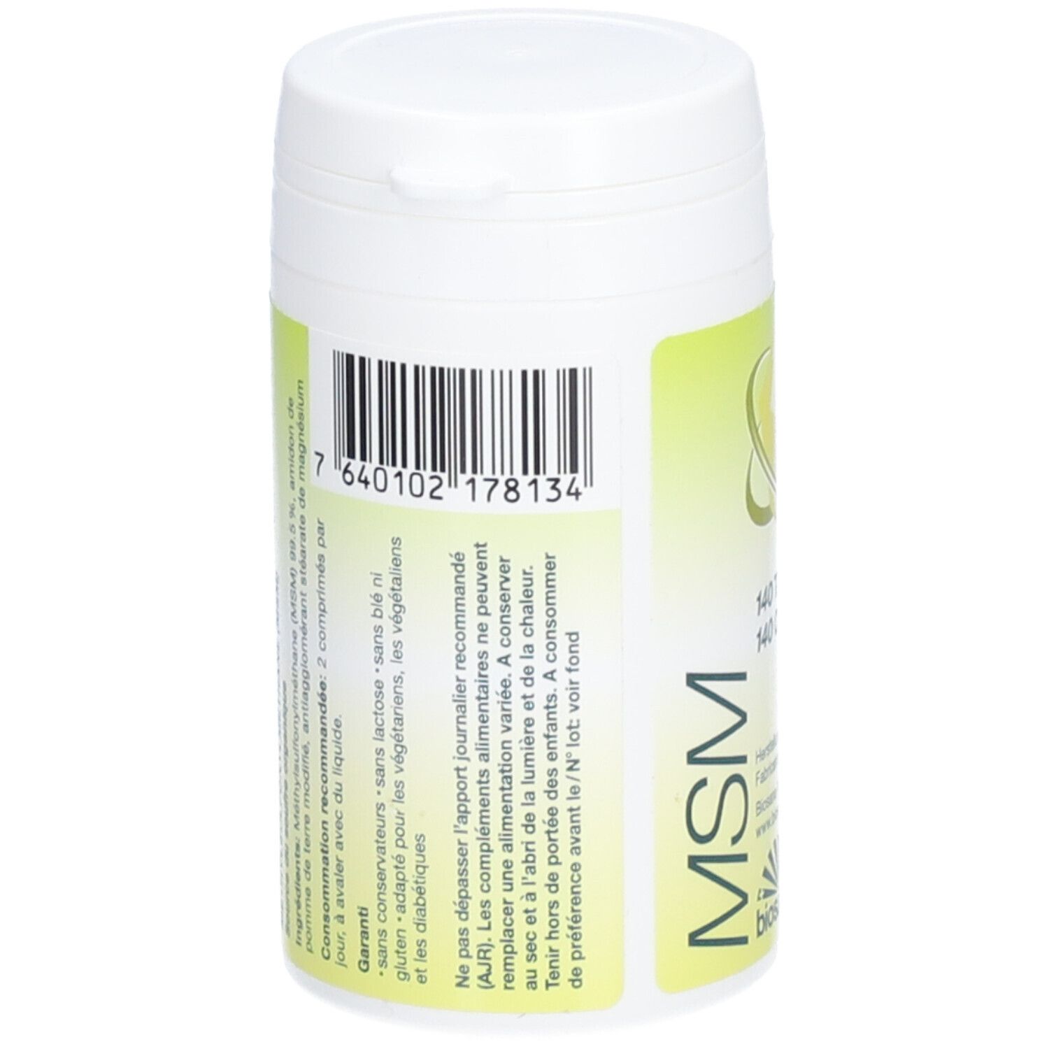 BIOSANA MSM 140 pc(s) - Redcare Pharmacie