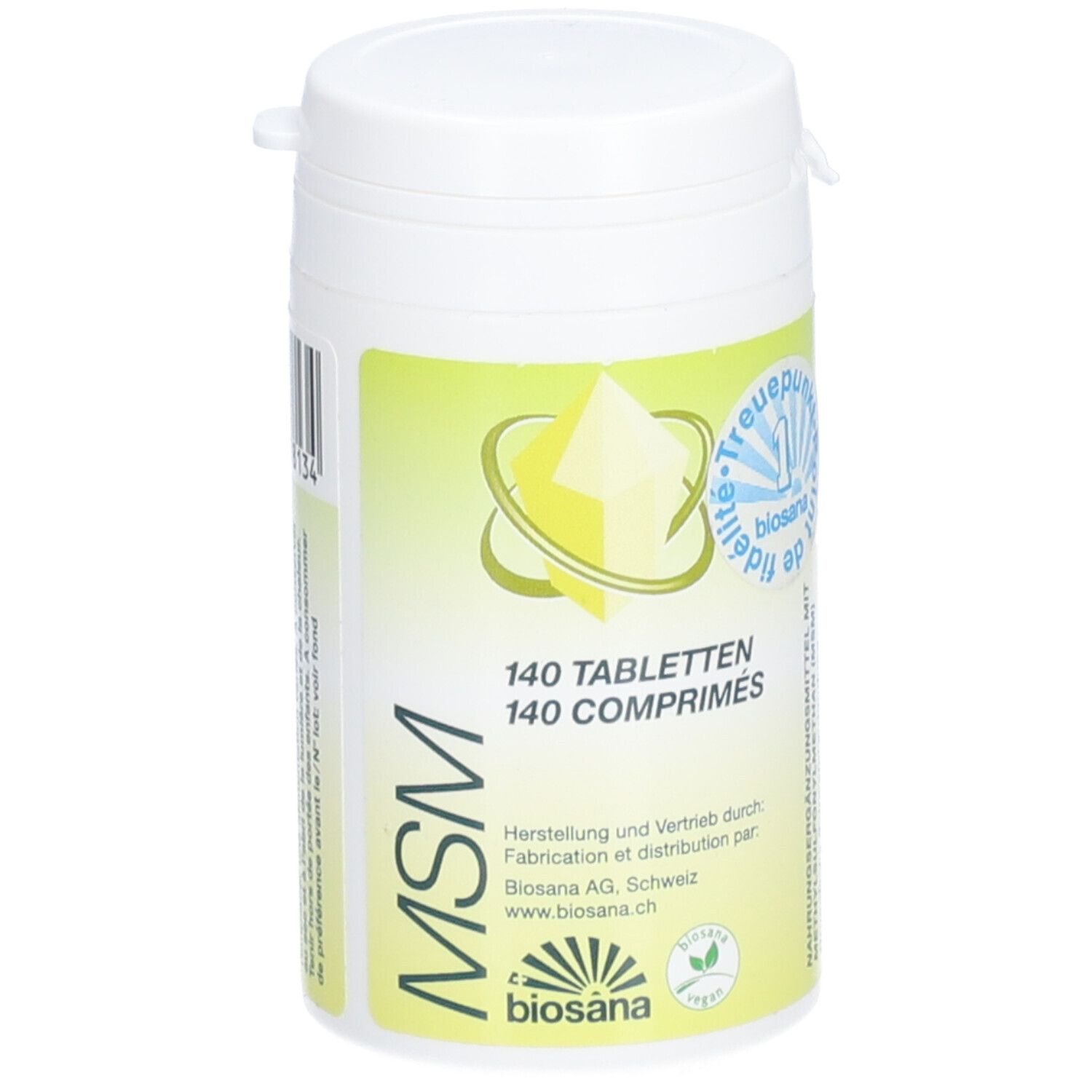 BIOSANA MSM 140 pc(s) - Redcare Pharmacie